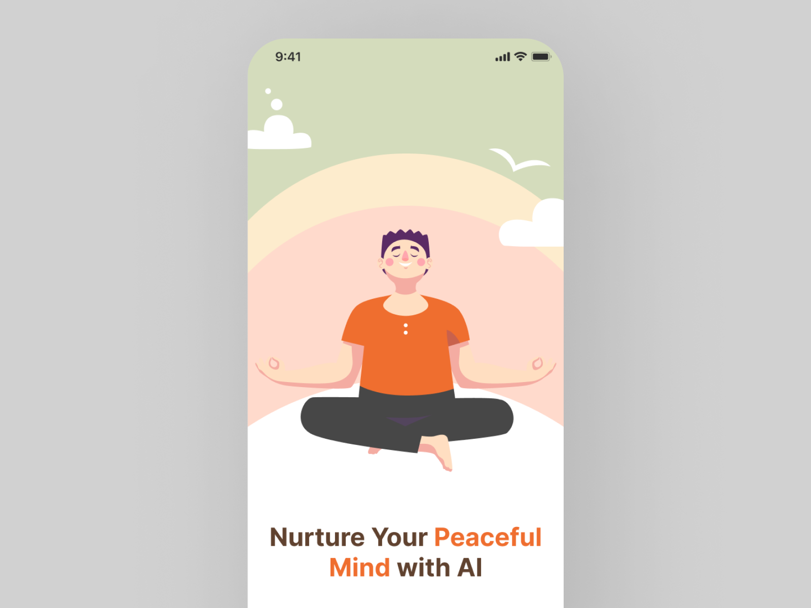 Meditation app design mobile app by lazy kar for LazyInterface UI UX Team on Dribbble
