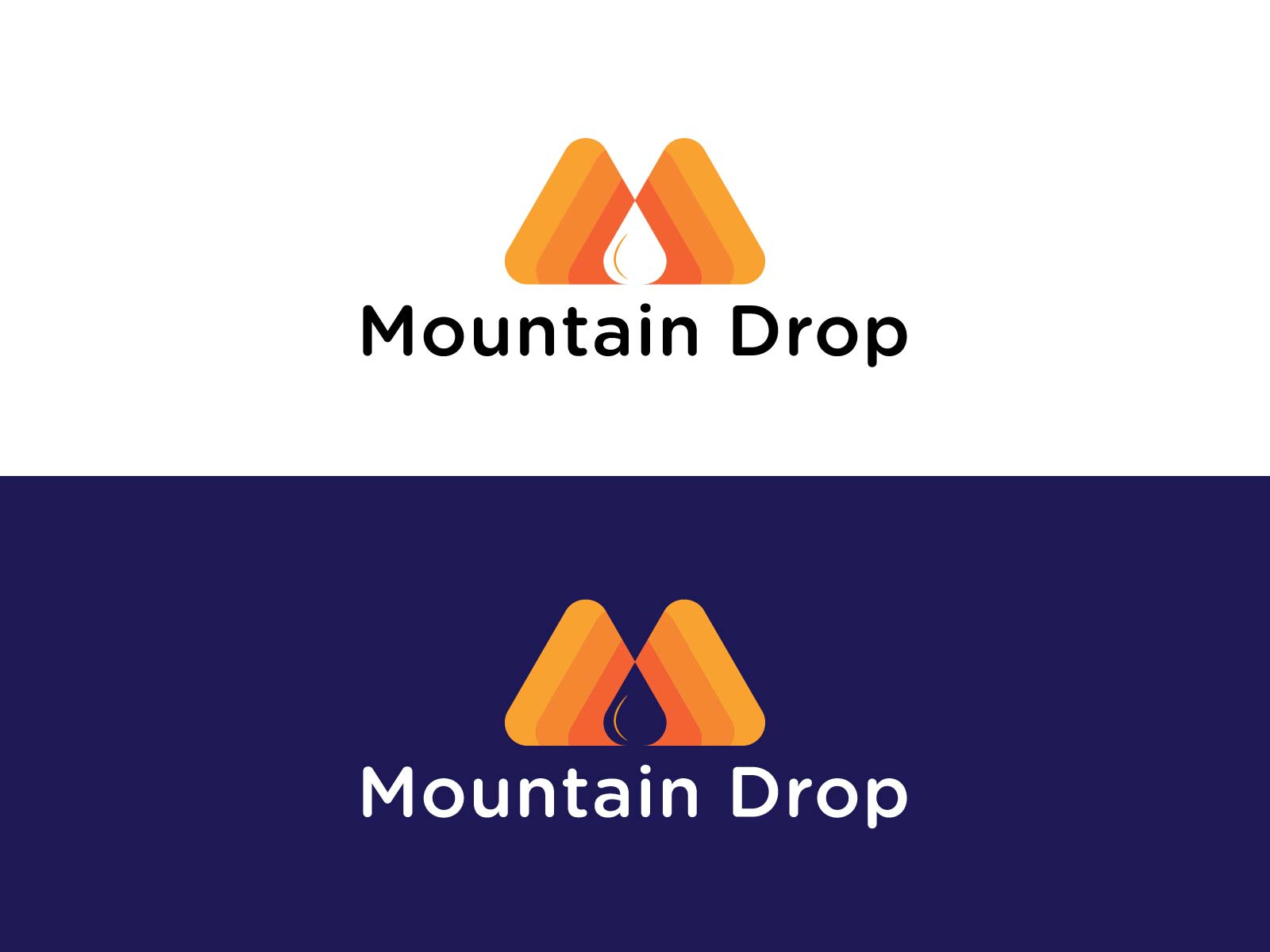 Mountain Drop | M+ Mountain+Drop by Rebeka Sultana on Dribbble