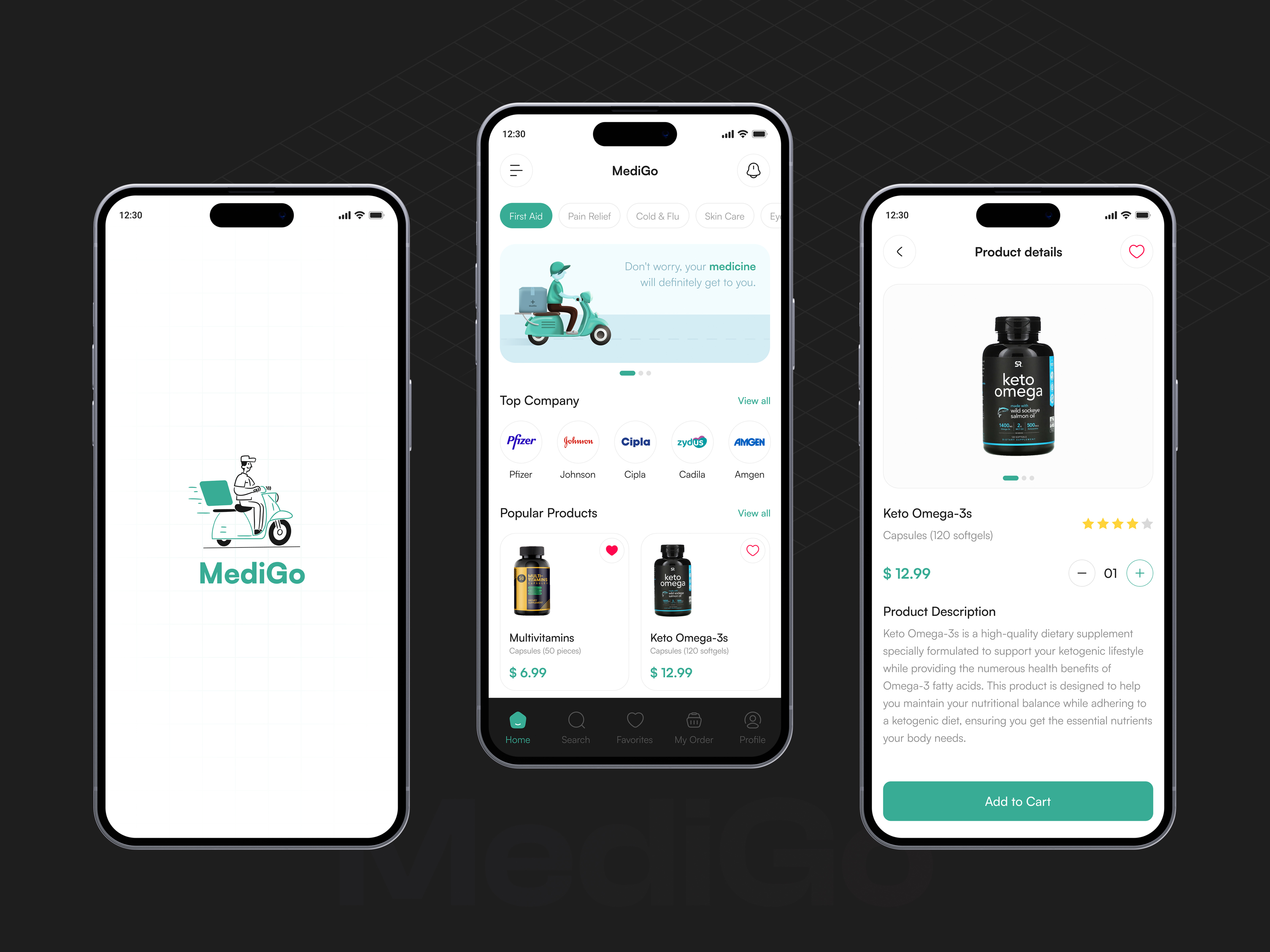 Medicine Delivery App | Pharmacy Delivery App | UI/UX Design by ...