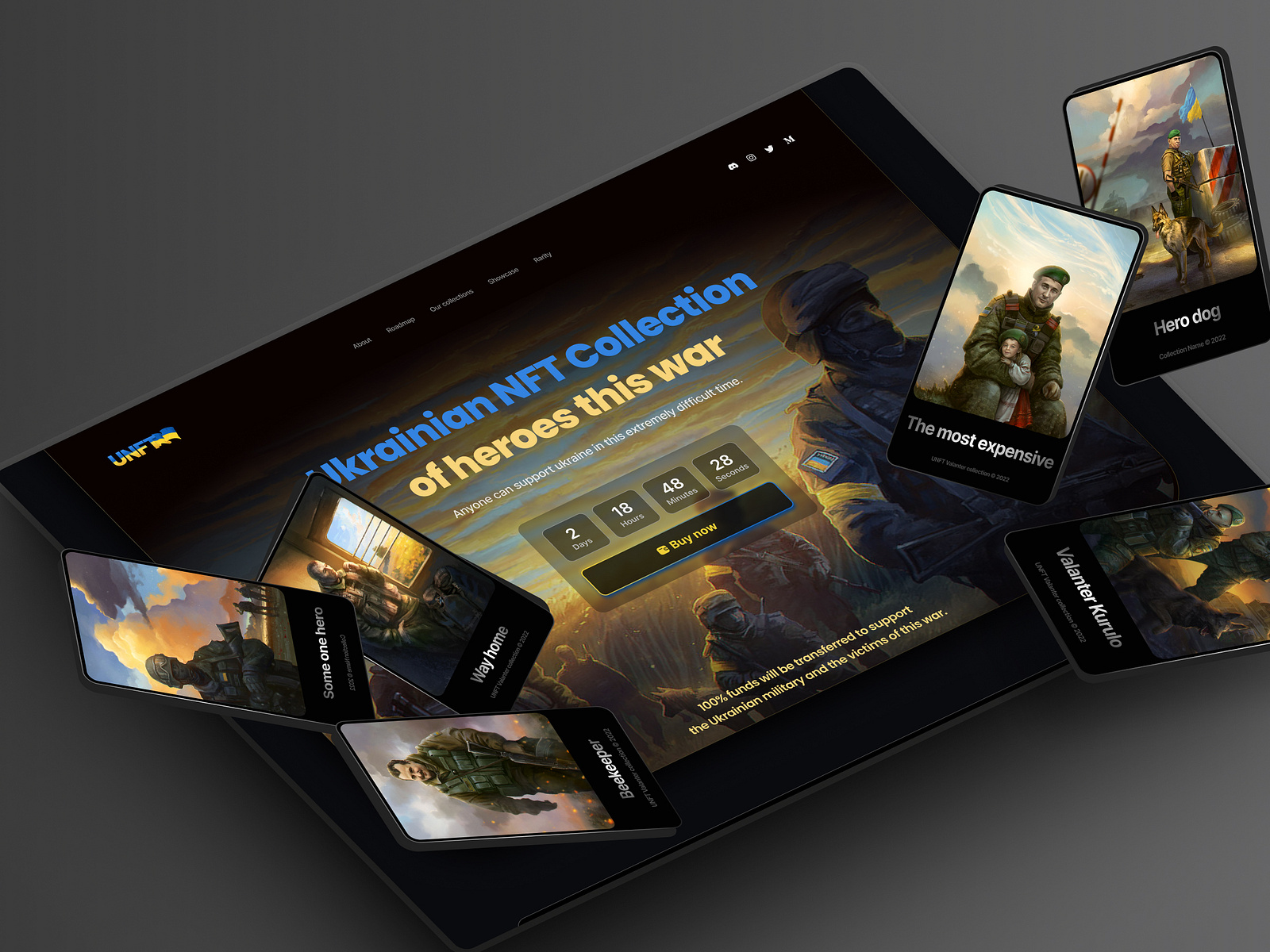 UNFT | Ukraine NFT by Jenya Martynenko on Dribbble