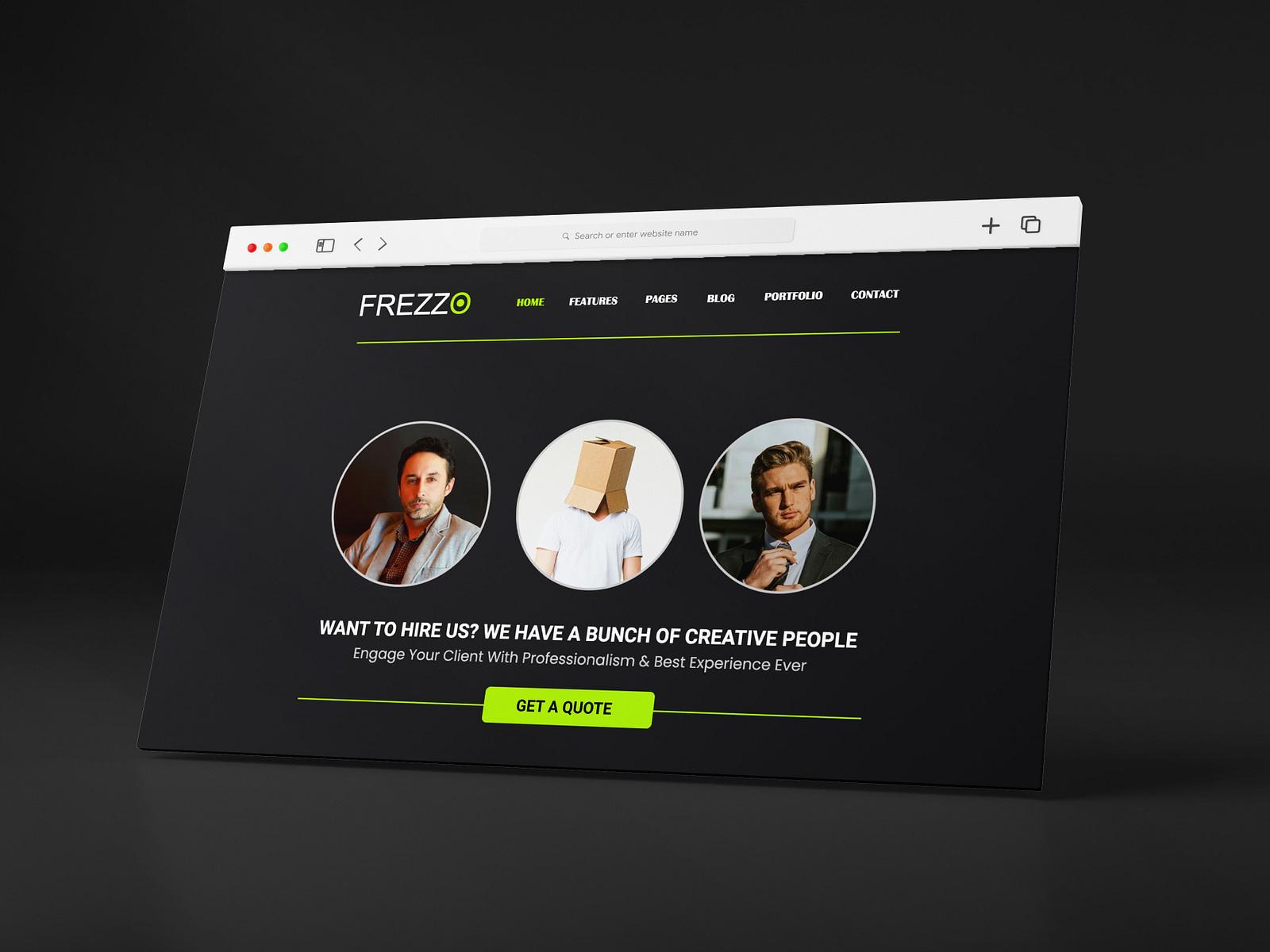 WEBSITE HEADER TEMPLATE by Shabrina Haque Lisha on Dribbble
