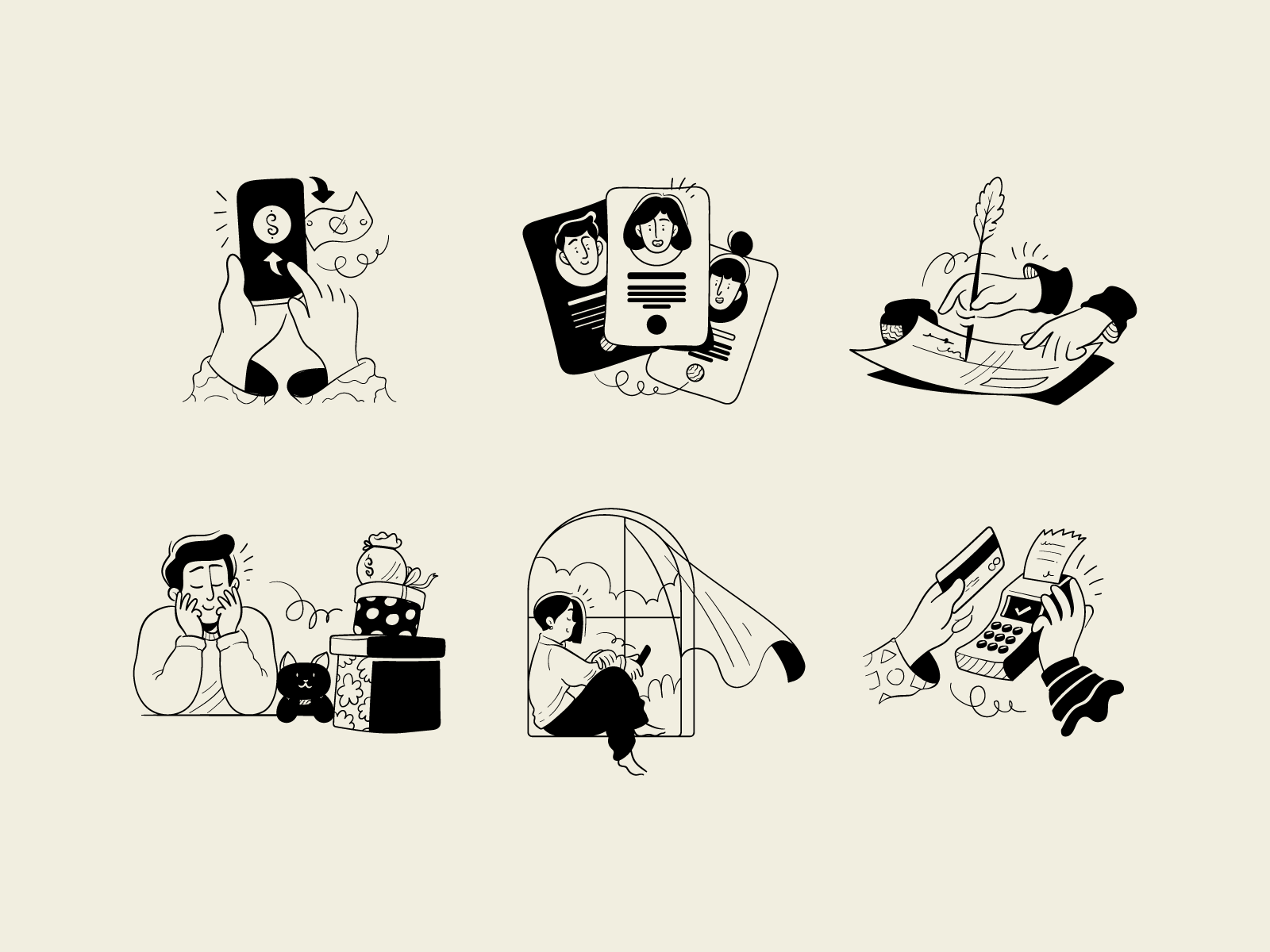 Notion illustrations pack by Getillustrations on Dribbble