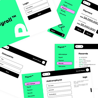 Payroll management system by Xenoxforge Creative Studios on Dribbble