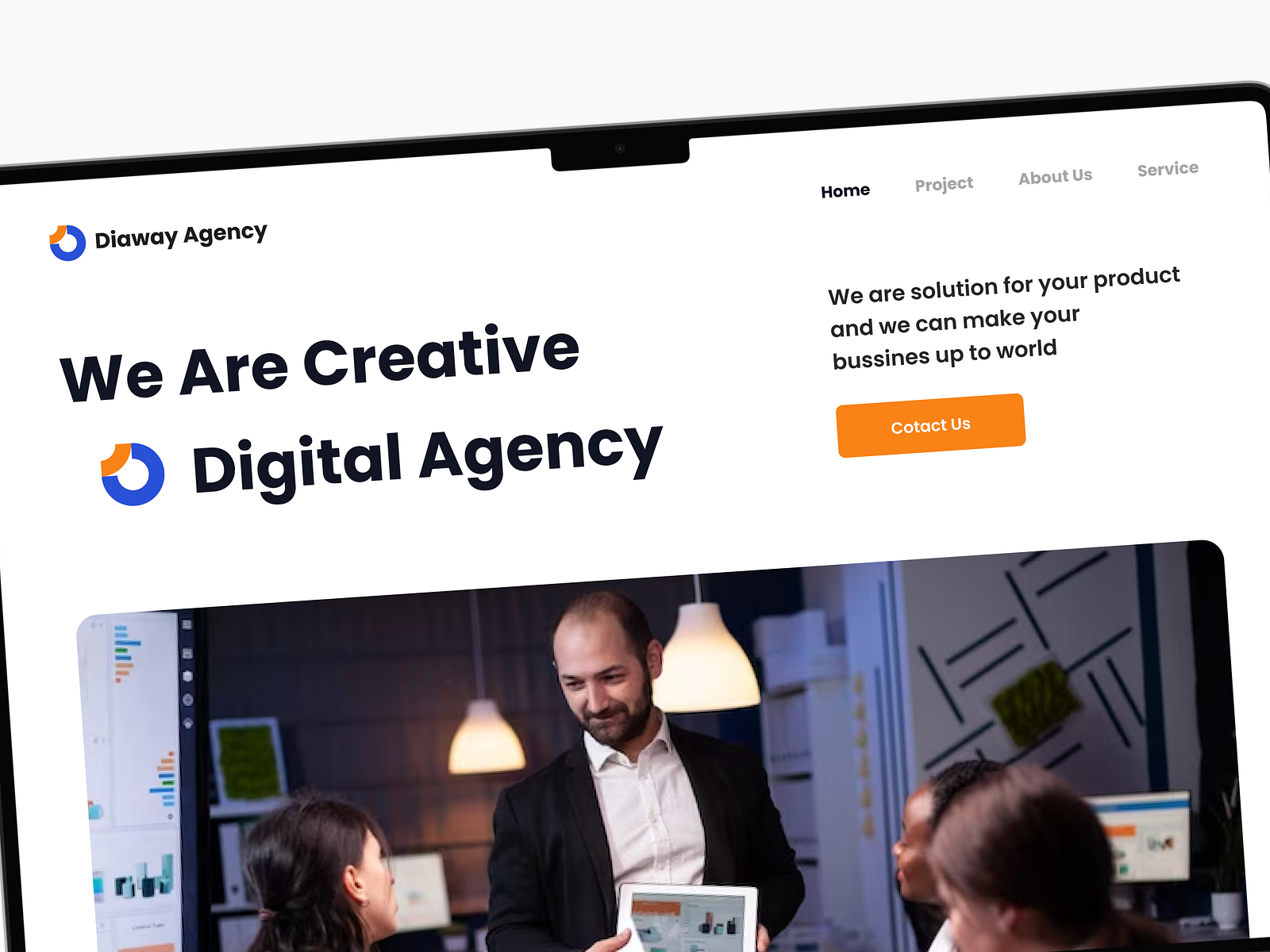 Creative Digital Agency by Moch Luthfi Taufiq on Dribbble