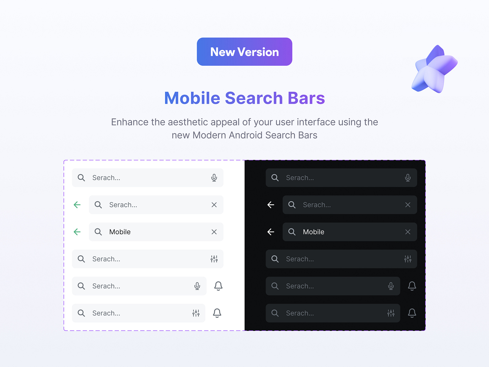 Mobile Search Bars by AkbaraliKhasanov on Dribbble