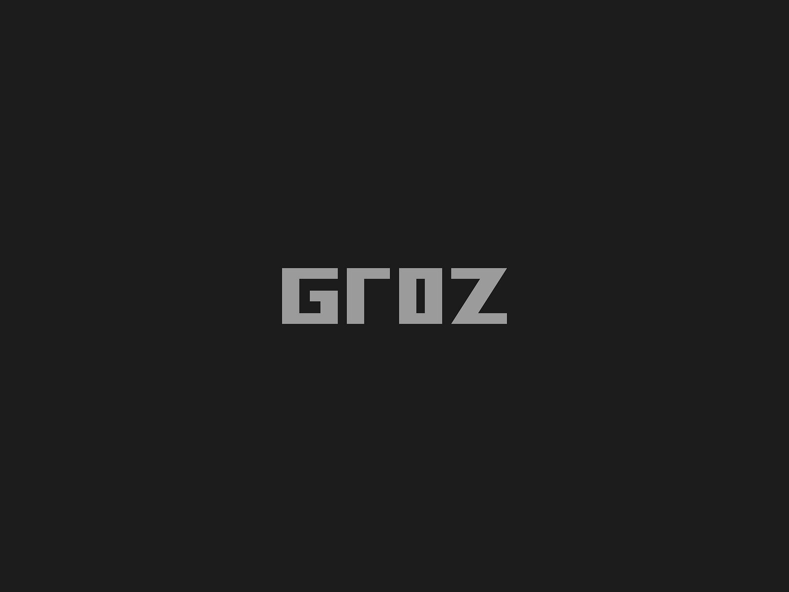 groz-clothing brand logo by Tanzim Rana on Dribbble