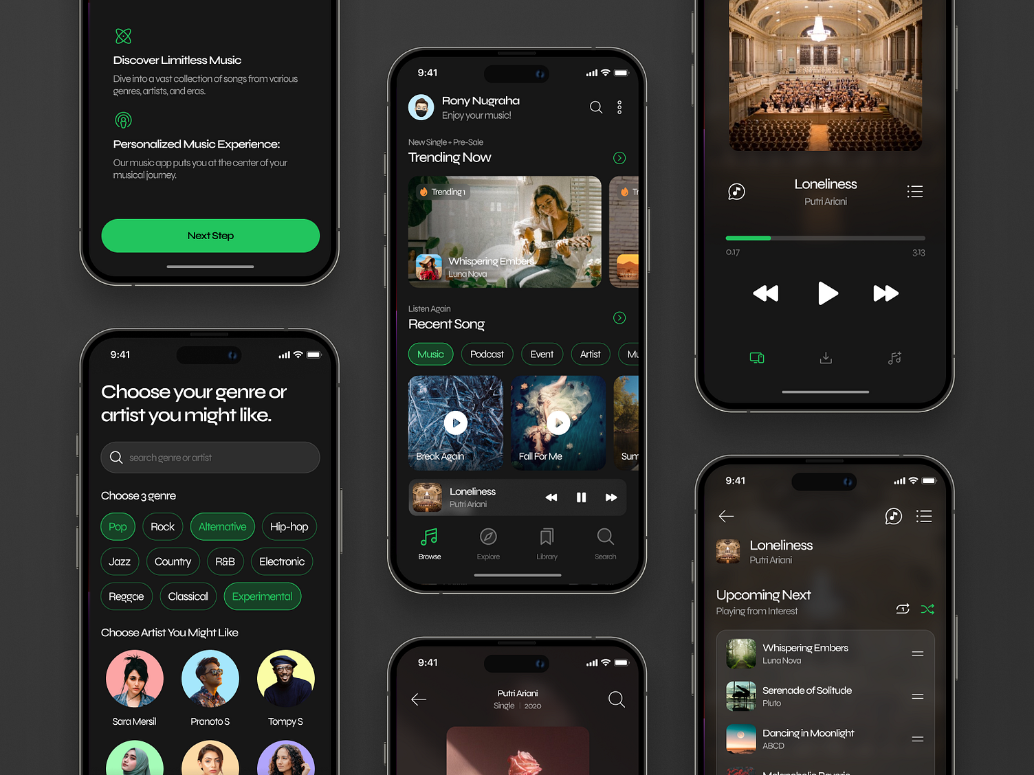 Music Streaming Mobile App by Andri Prasetia for SLAB Design Studio on ...