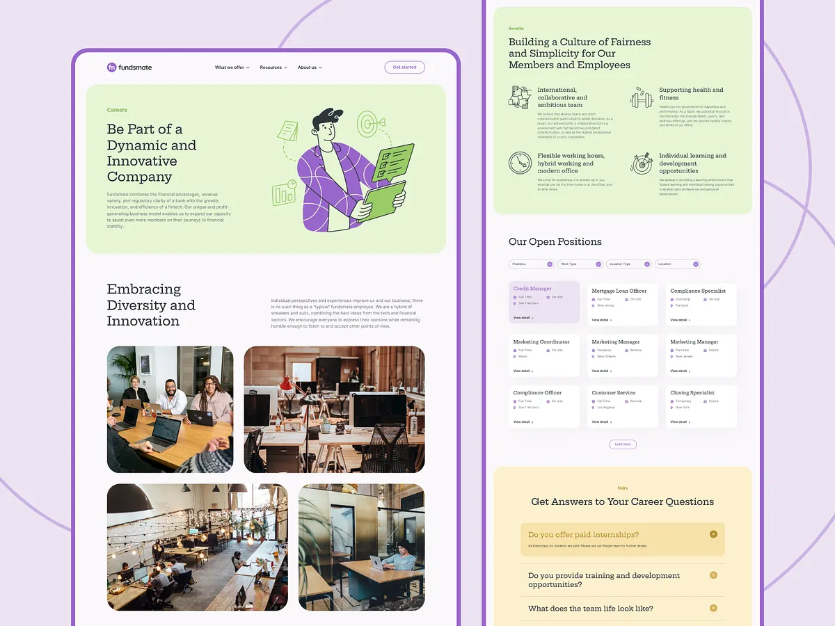 Browse thousands of Career Page images for design inspiration | Dribbble