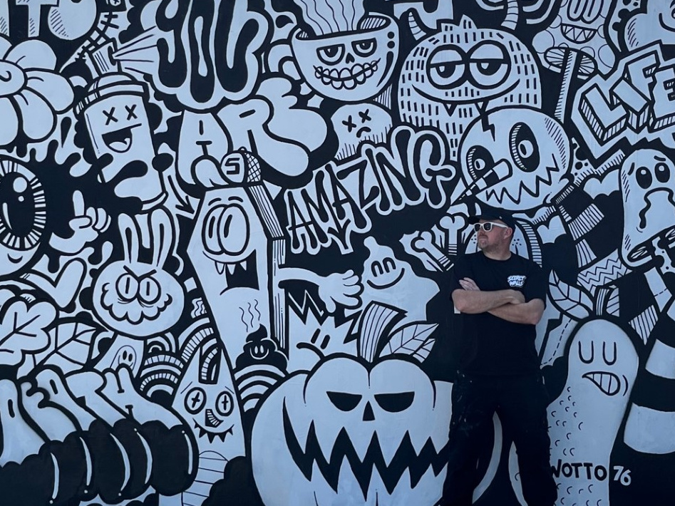 Secret Walls Mural by wotto76 on Dribbble