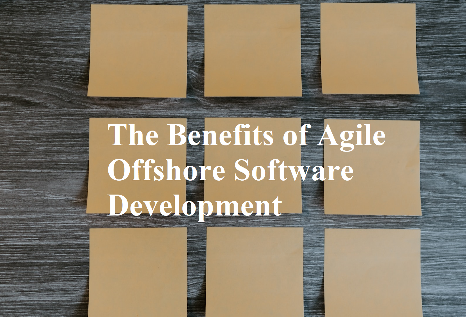 The Benefits Of Agile Offshore Software Development By Ian Hardy On Dribbble