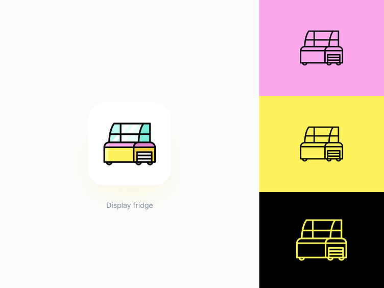 Display fridge icon by Yokai on Dribbble
