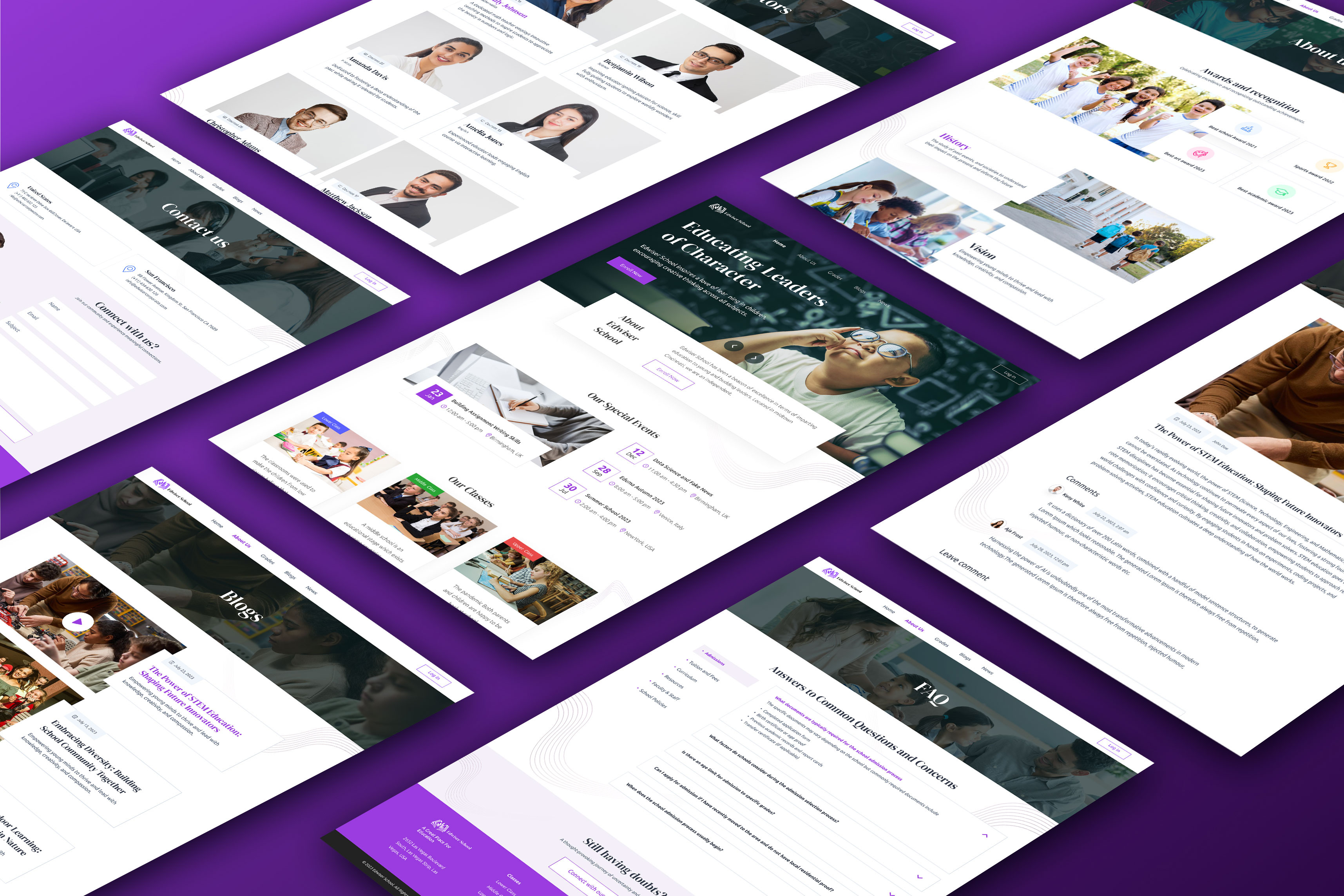 Moodle - School Moodle Template by Edwiser RemUI on Dribbble