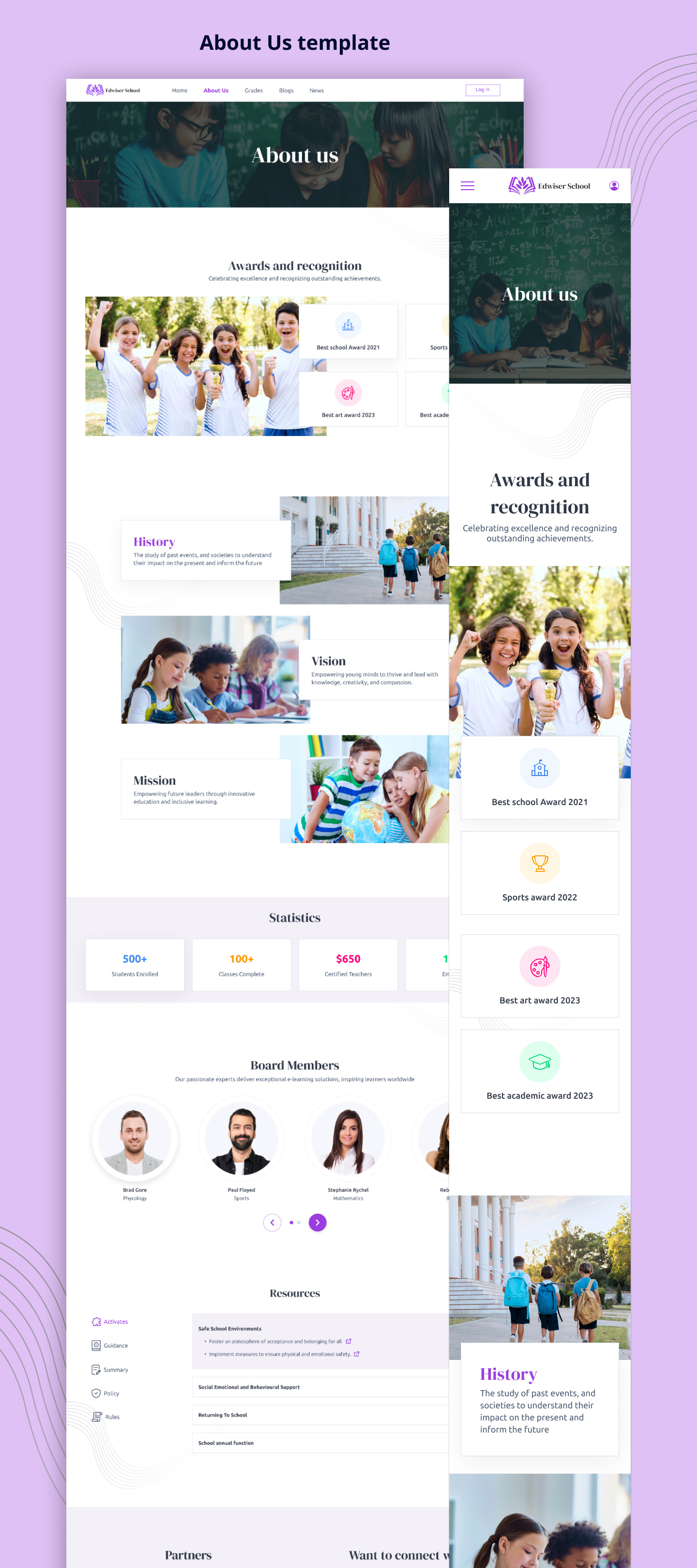 Moodle - School Moodle Template by Edwiser RemUI on Dribbble