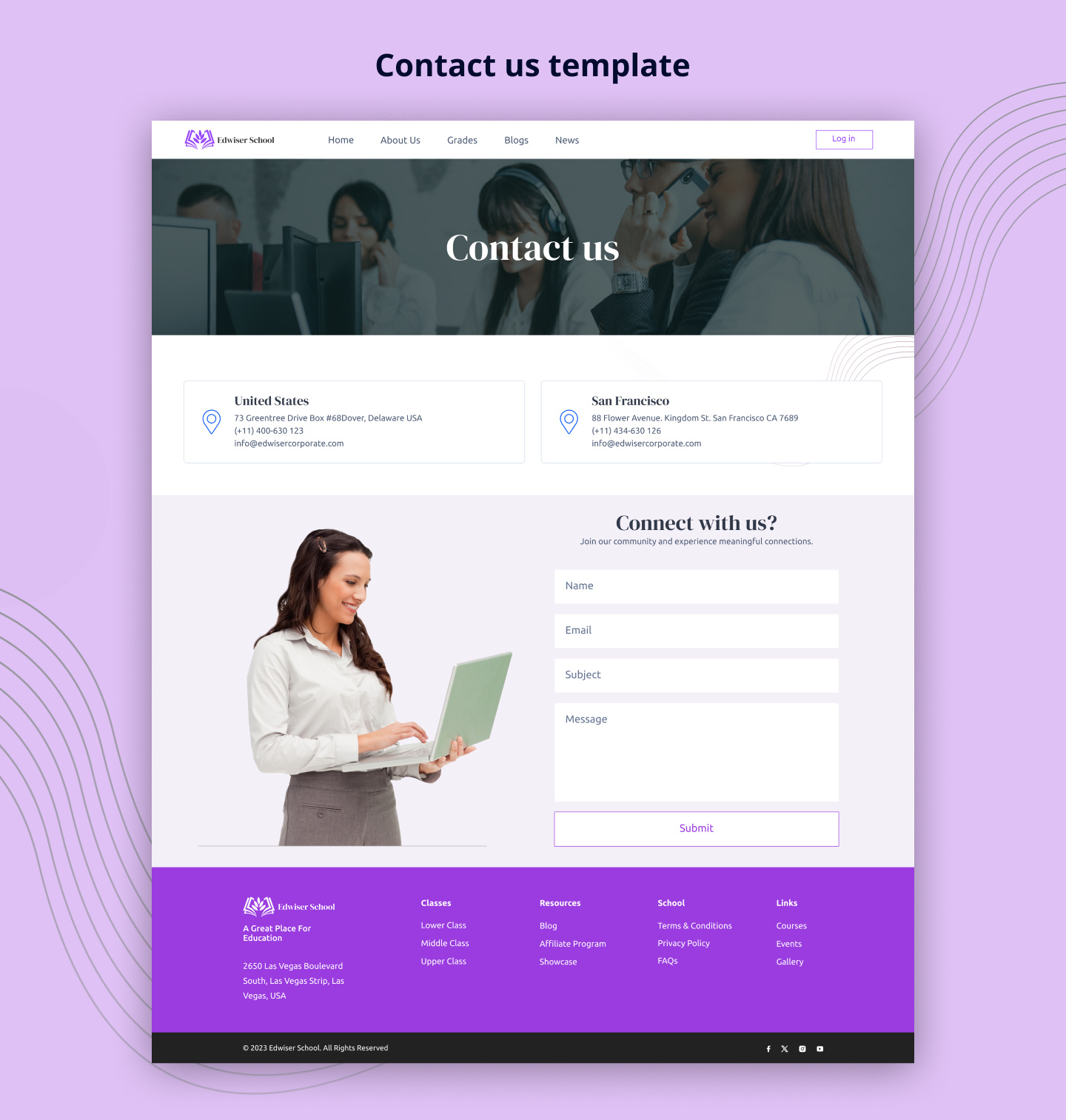 Moodle - School Moodle Template by Edwiser RemUI on Dribbble