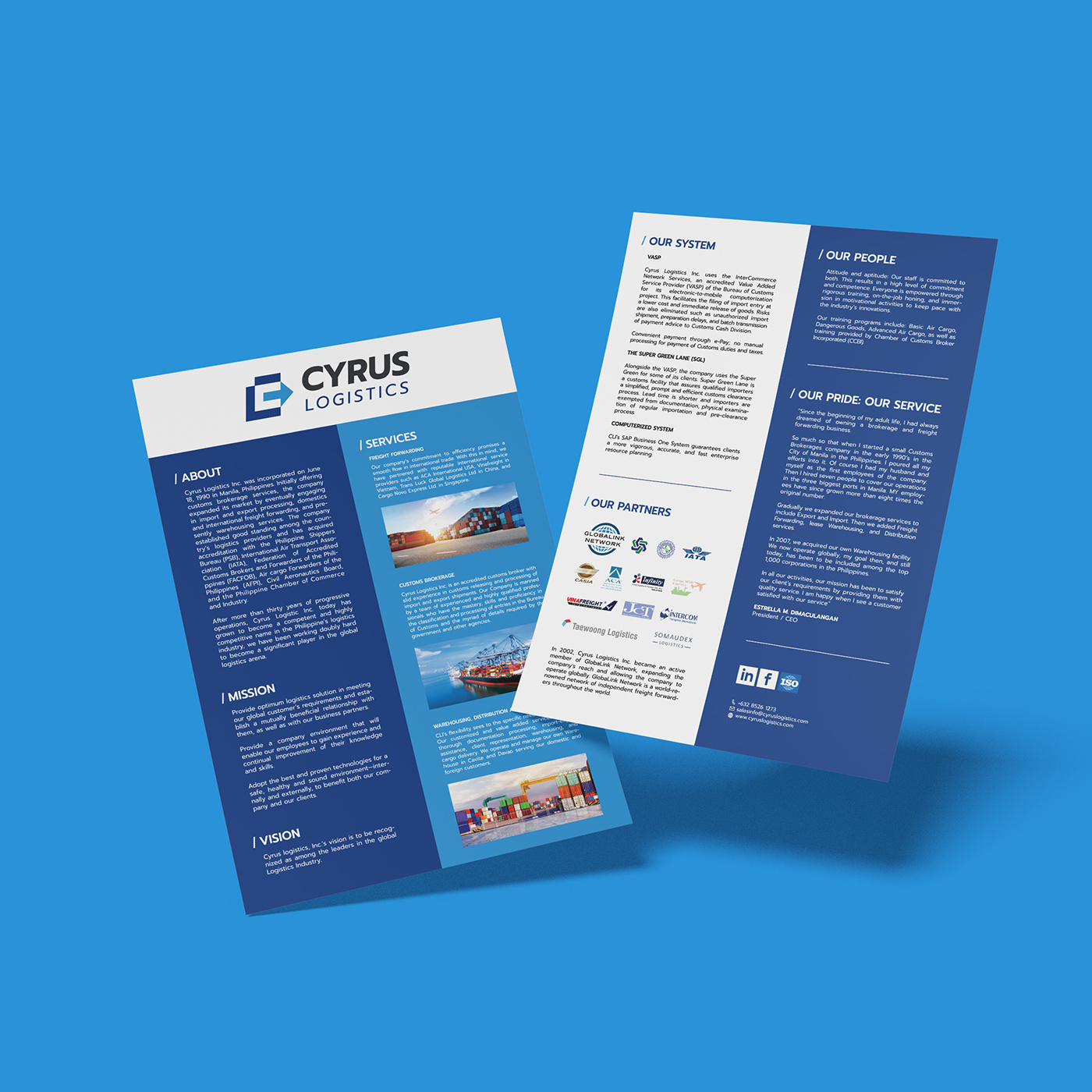 Cyrus Logistics Logo and Visual Identity Design by Jolan Jimenez on ...