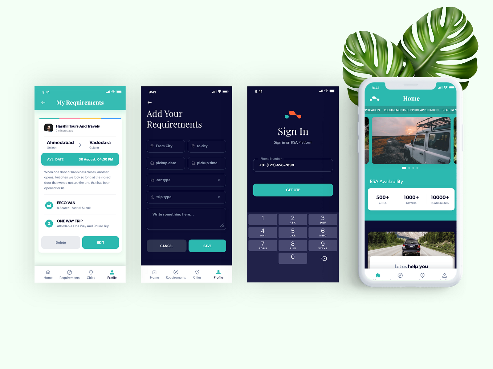 We are excited to present the project we did for the RSA App by ...