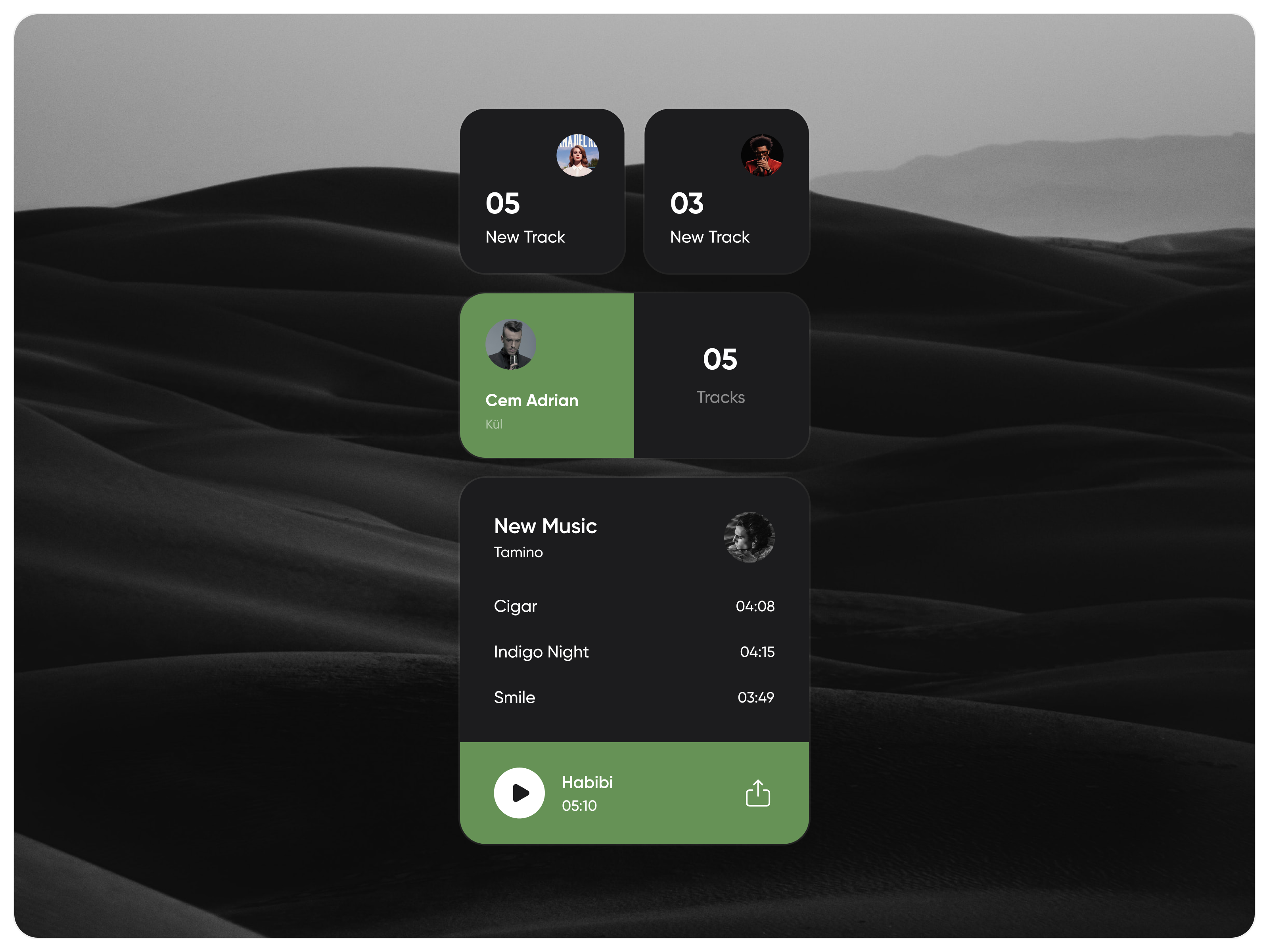 Widget Plus - Music Player by Ryan Saedi for Echo on Dribbble