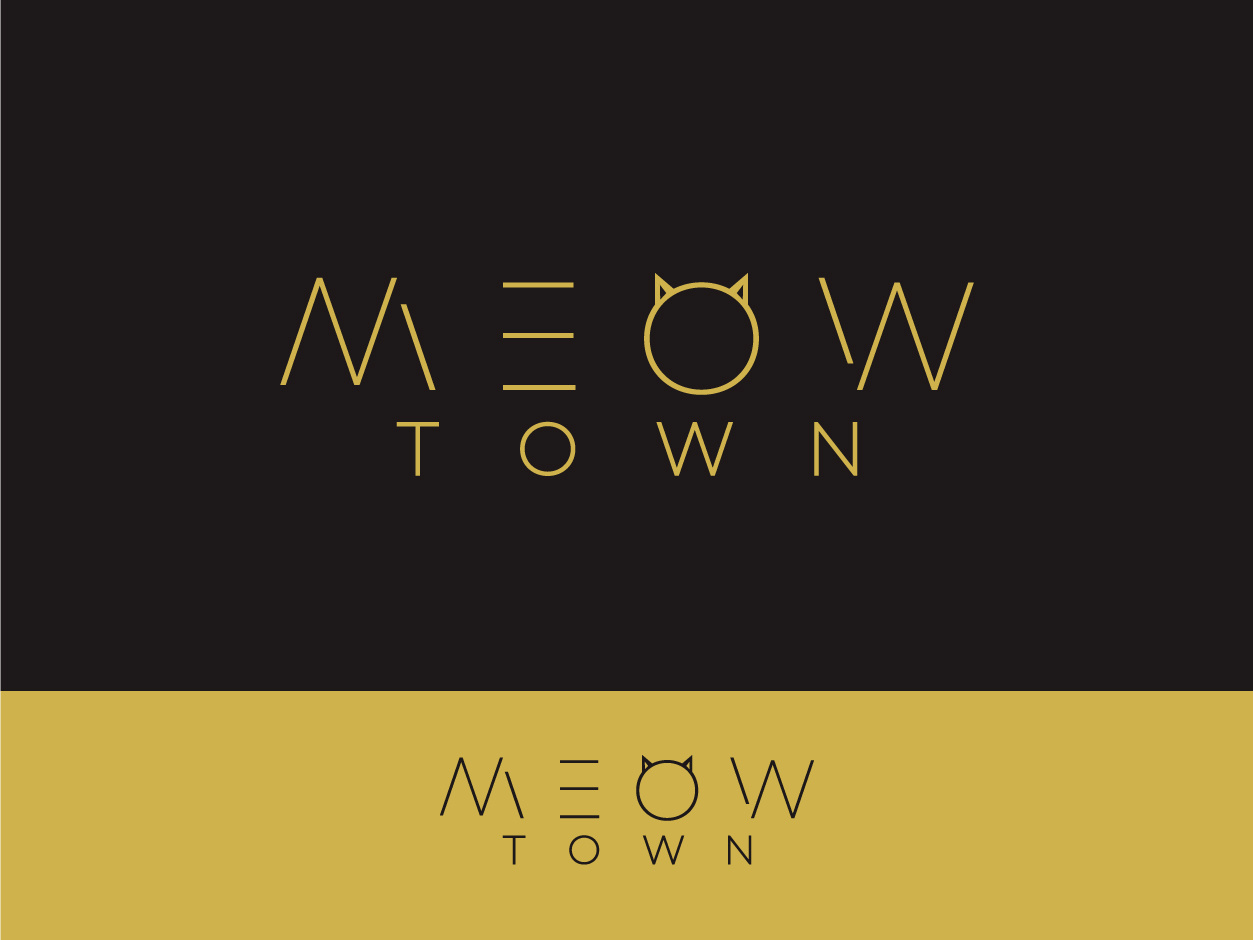 Minimalist Logo design for a Cat Company called "MEOW TOWN" by Tanjil ...