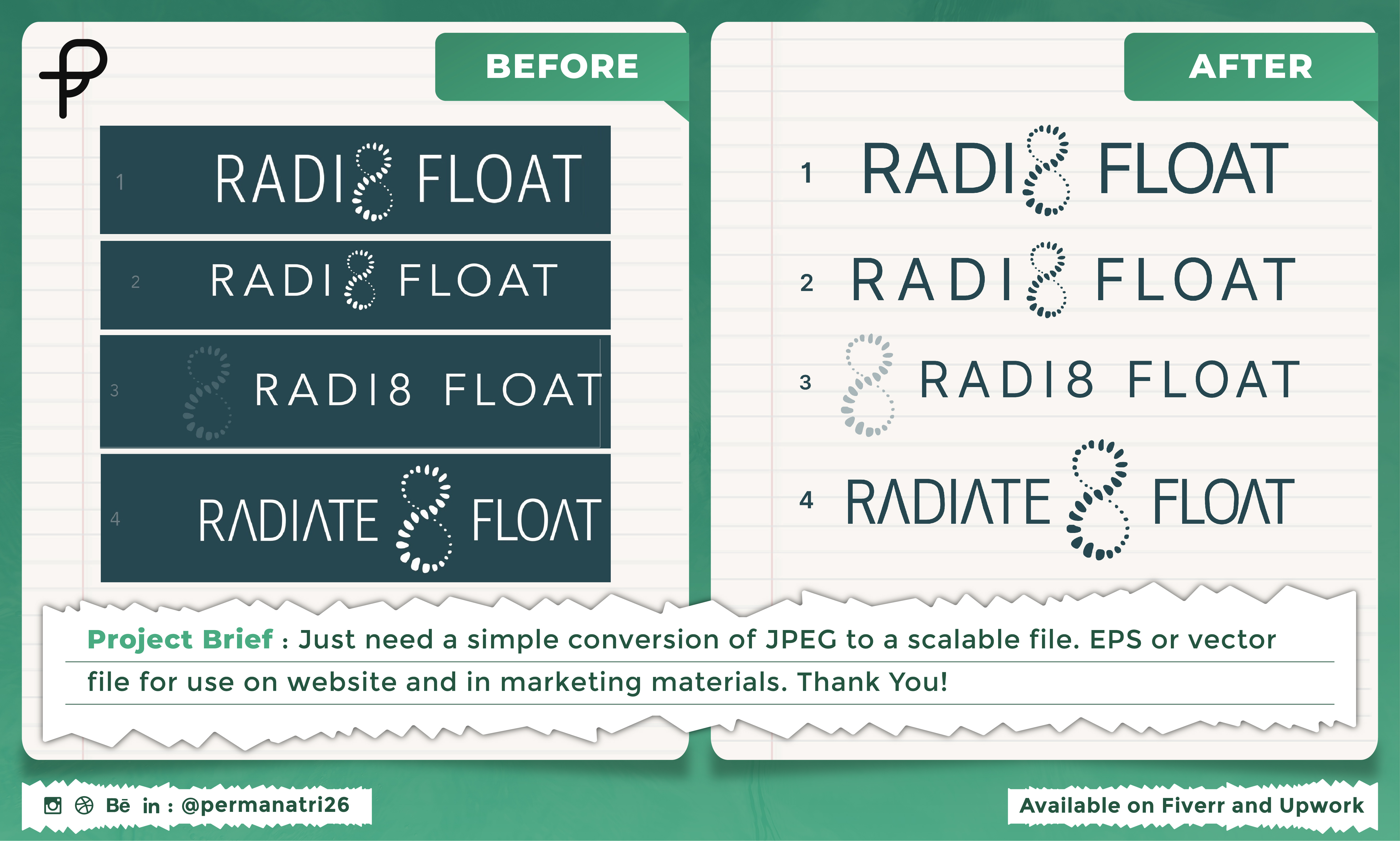 Manual Vector Tracing Service by Permana Tri Putra on Dribbble
