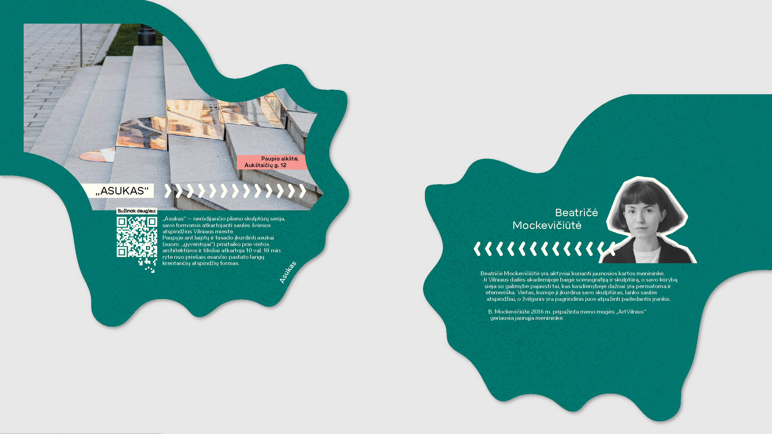 Unique Design Layout Art Gallery Brochure by MakeTone on Dribbble