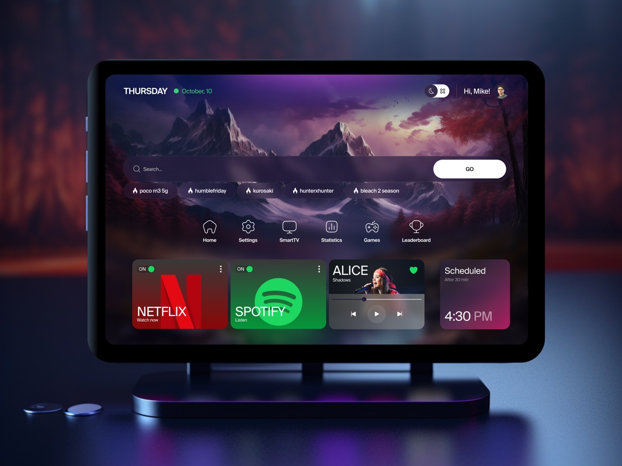 Steaming - Smart TV UI Concept by Lay – UX/UI and branding on Dribbble