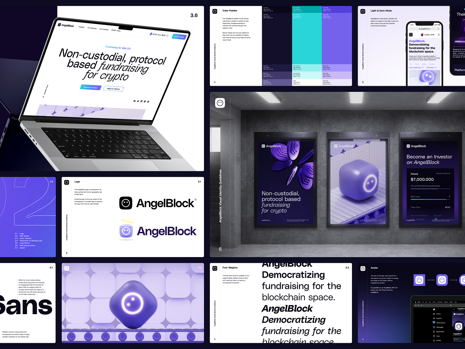 AngelBlock Brandbook by Paulina Szczepanek for Properly on Dribbble