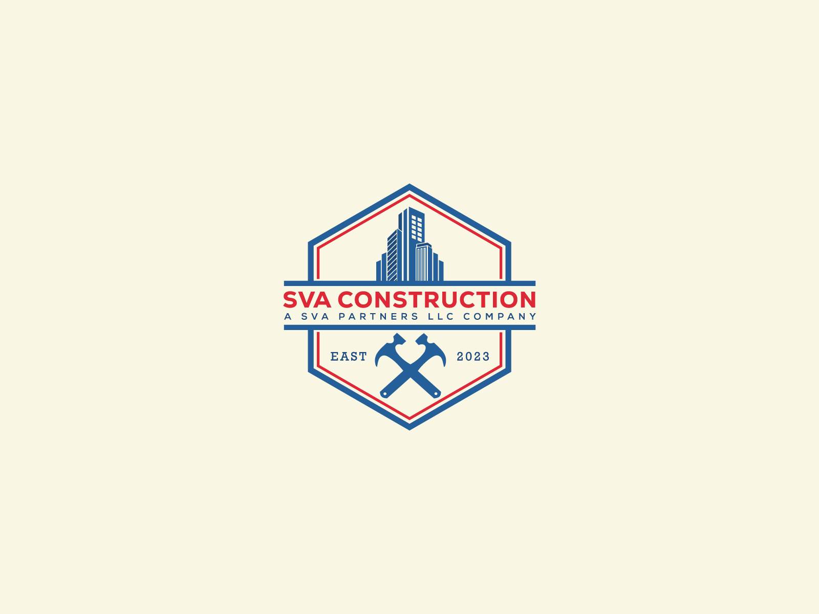 SVA Construction Logo by Monjurul Hoque on Dribbble