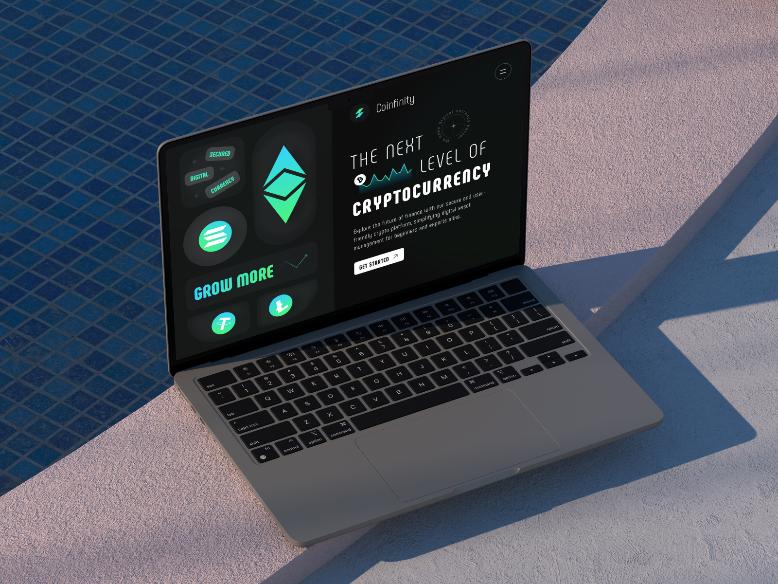 Coinfinity - Crypto Exchange Platform (Header Exploration) by Yash Modi on Dribbble