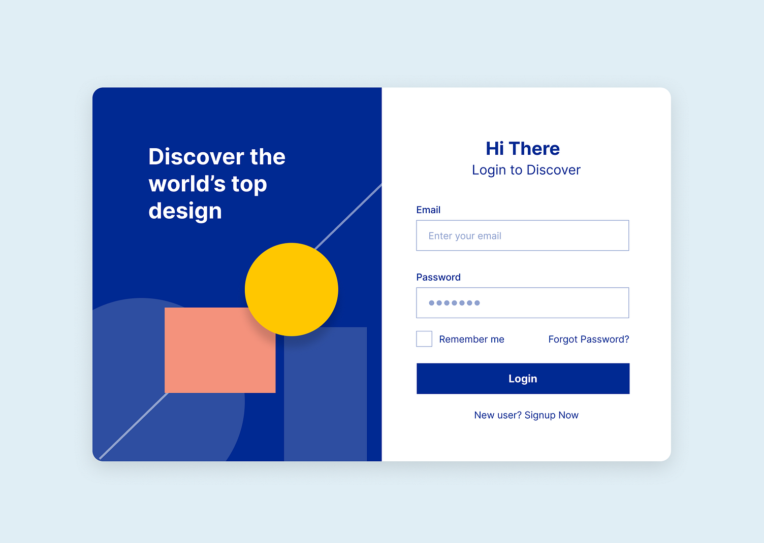 Login Form by Rajeesh on Dribbble