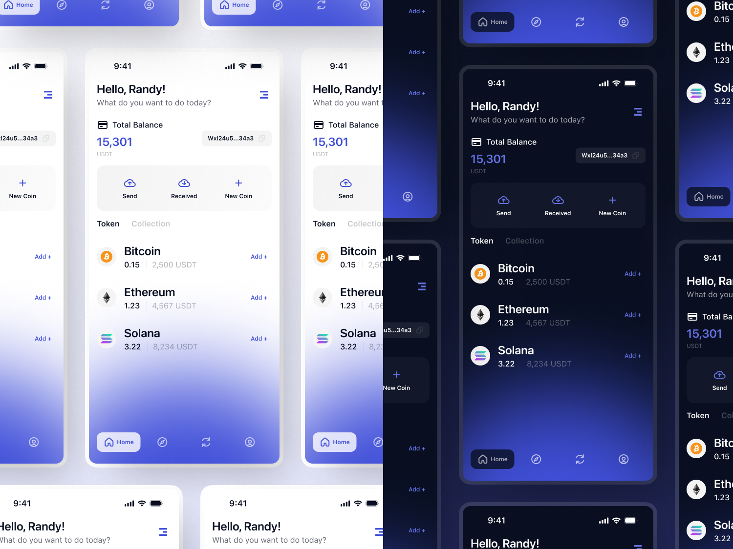 Cryptocurrency Dashboard Mobile App Design 🪙 by Rifky | Web & UI ...