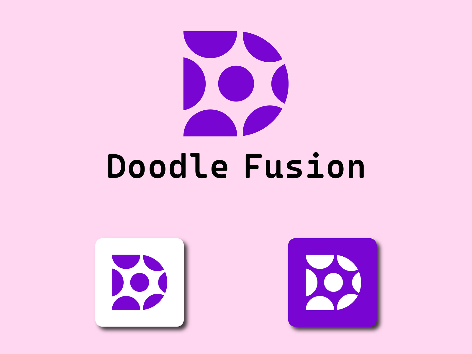 Doodle Fusion Logo & Branding by Multi Design on Dribbble