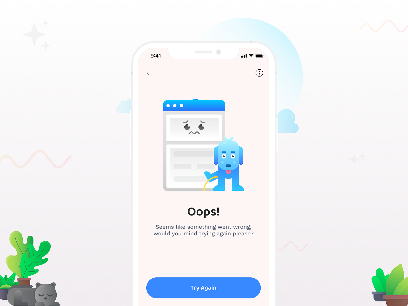 Error State | Empty State For Pet Care Mobile App by Laksh Parmar ⬥ UX ...