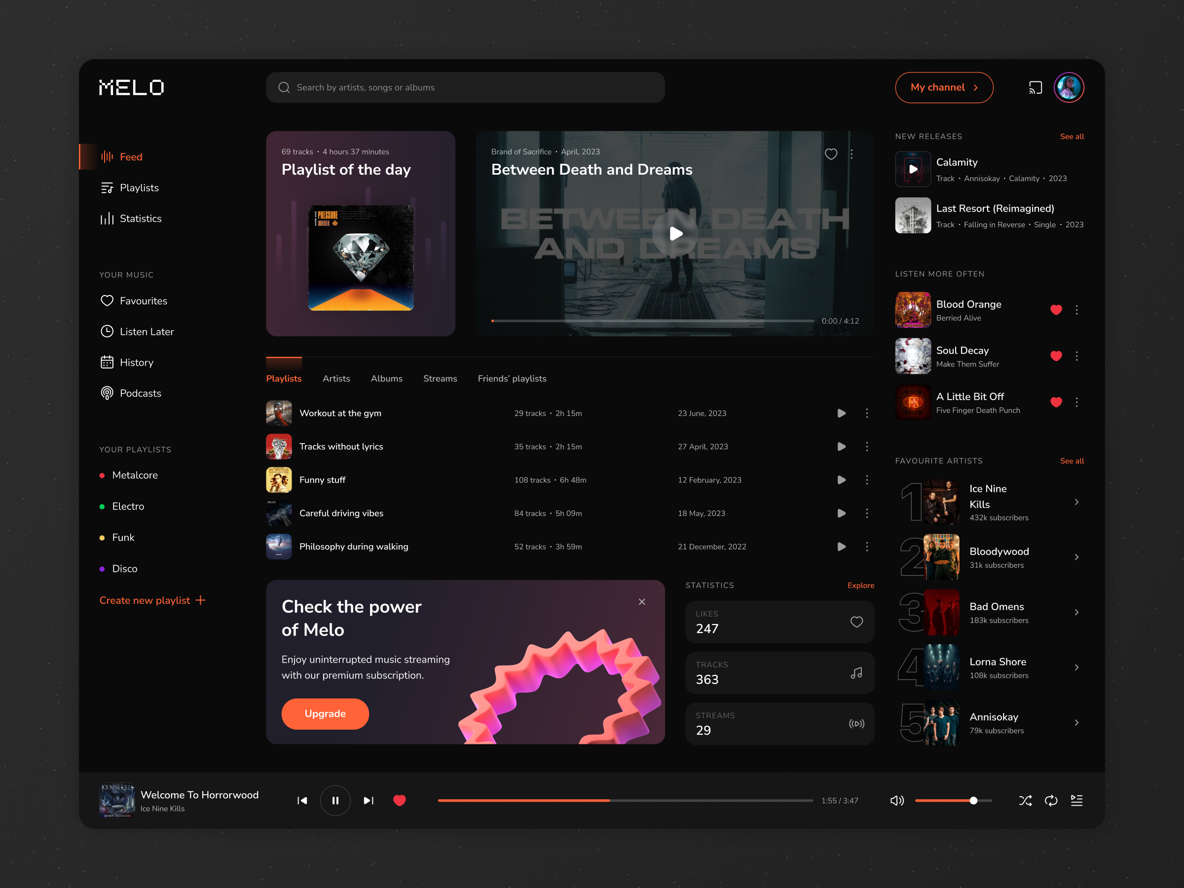 Music Streaming Website by Shakuro UI/UX for Shakuro on Dribbble