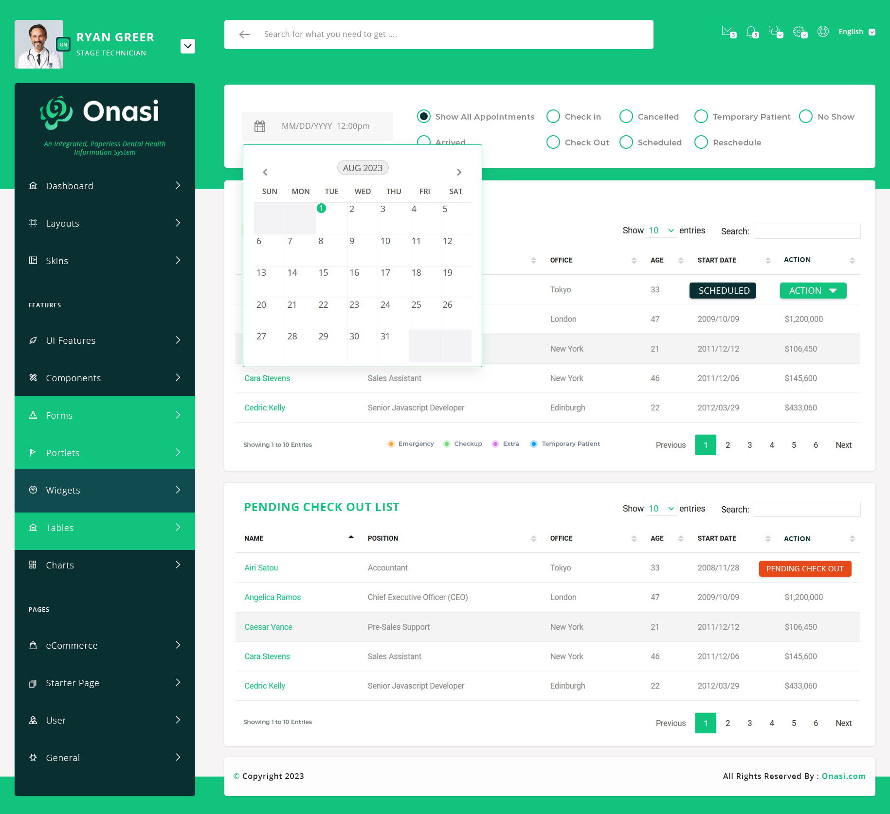 DHIS inner page2 by Muhammad Ali on Dribbble