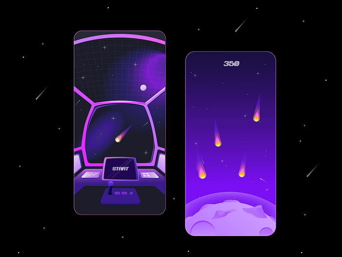 Browse thousands of Space Game images for design inspiration | Dribbble