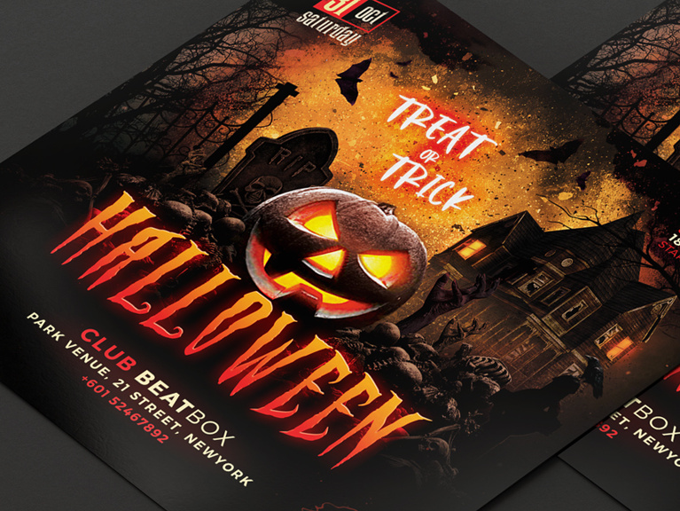Halloween Flyer by prabin shrestha on Dribbble