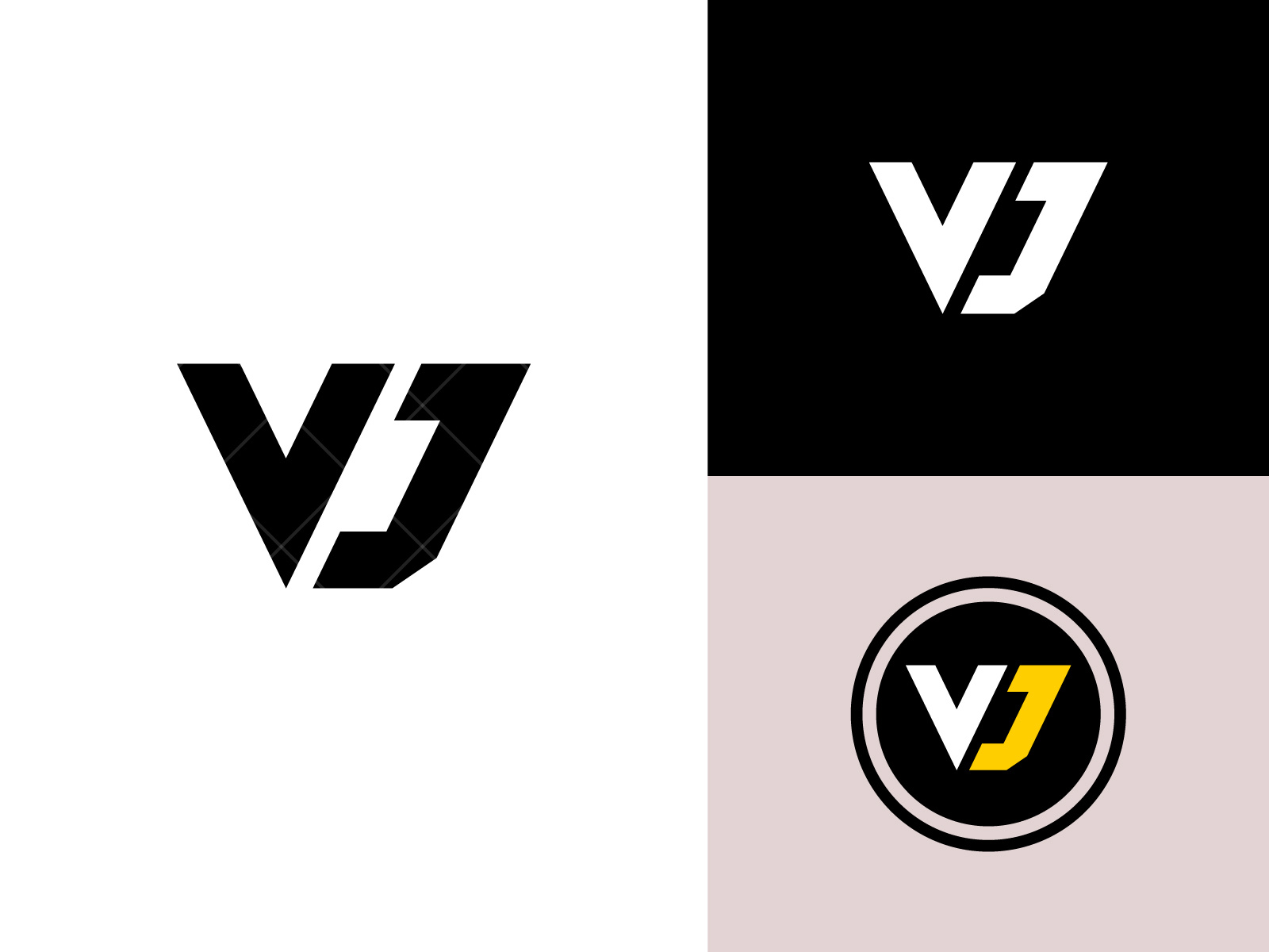 VJ Logo by Sabuj Ali on Dribbble