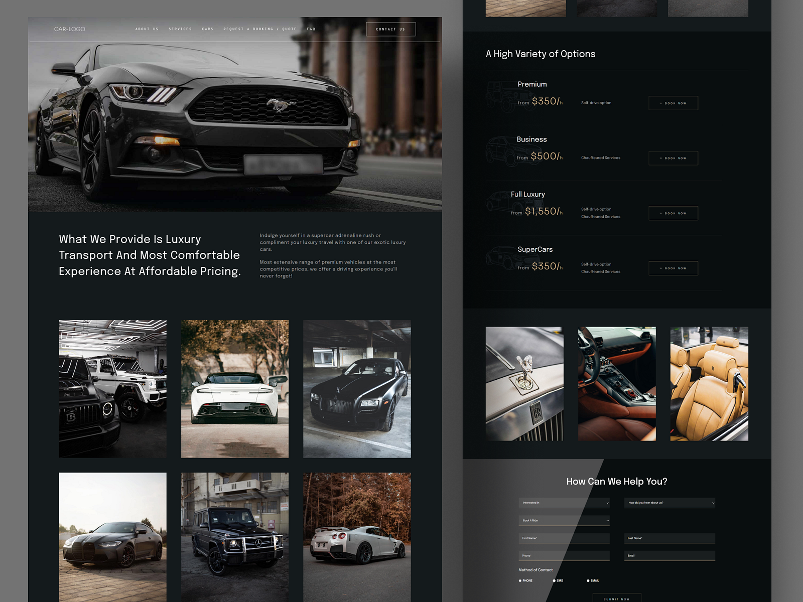 Html, Css, Js Website design by Hamida Jannat | UI designer on Dribbble