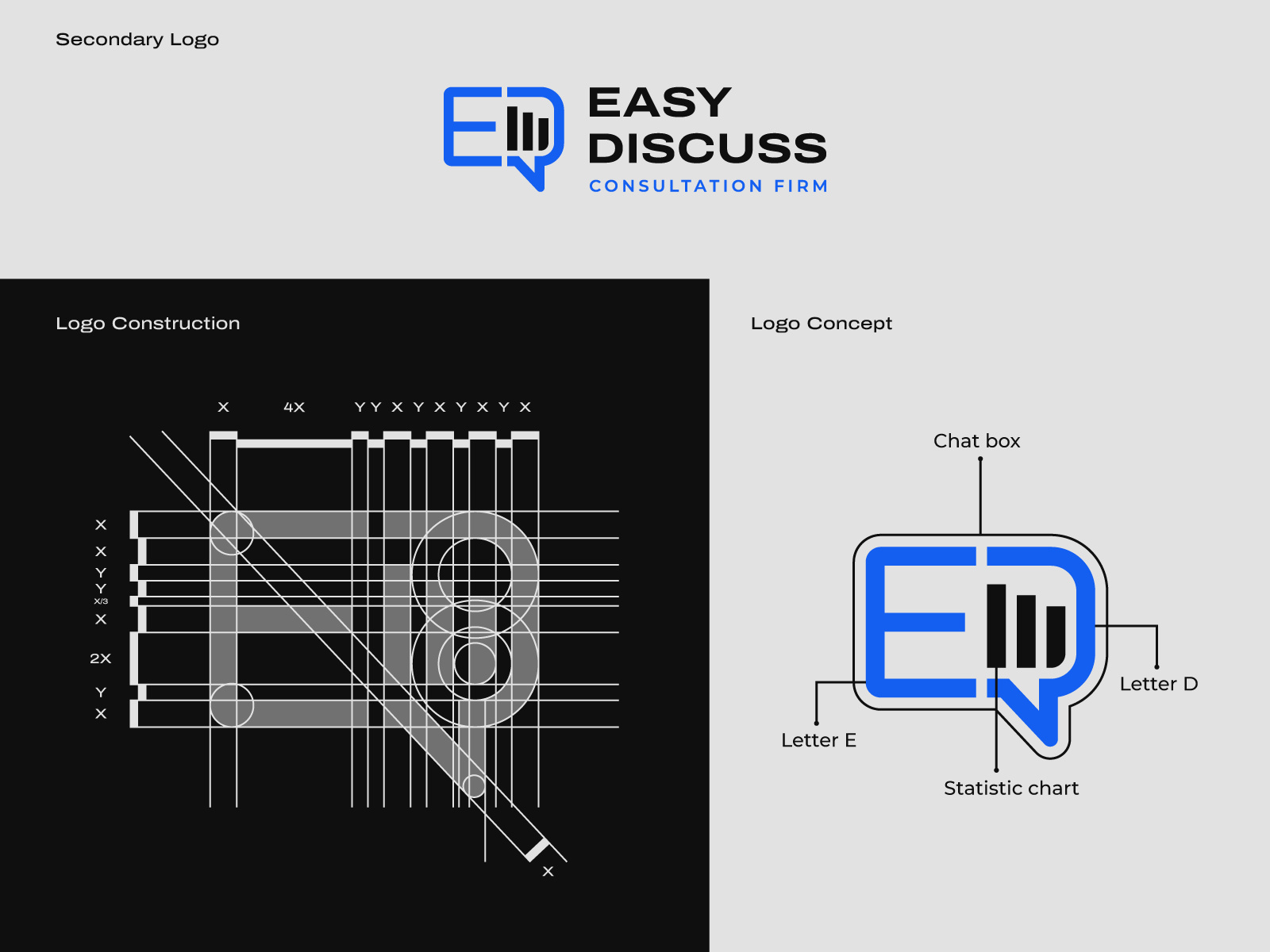 Easy Discuss - Logo and brand Guidelines by SHAHNUR ISLAM RIMON on Dribbble