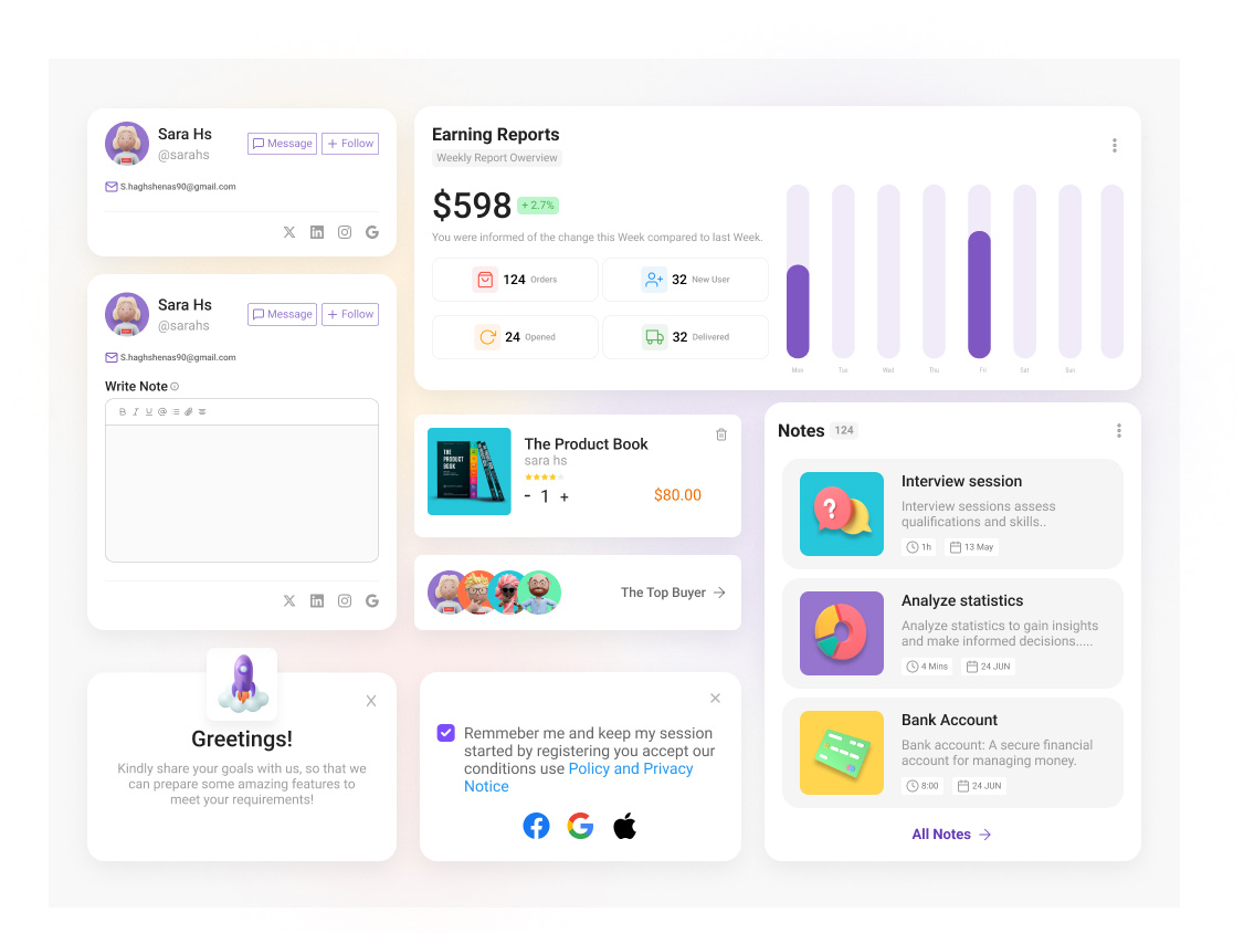 Ui UX-Components by Sara Haghshenas on Dribbble Ui UX-Components by Sara Haghshenas on Dribbble