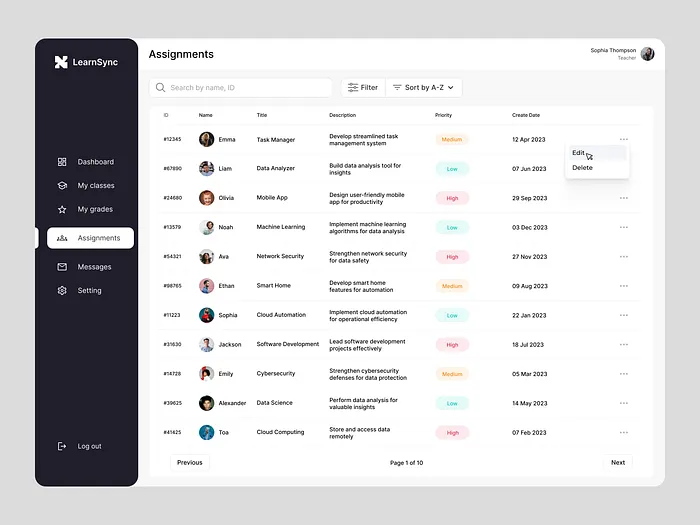 Browse thousands of Table Filter images for design inspiration | Dribbble