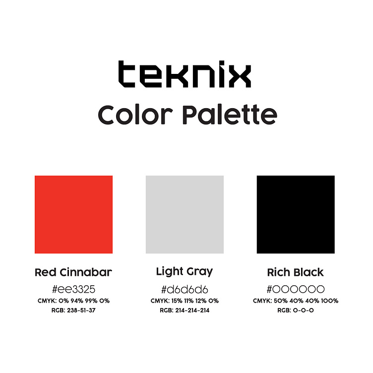 Brand identity "teknix" by Grafikon Art on Dribbble