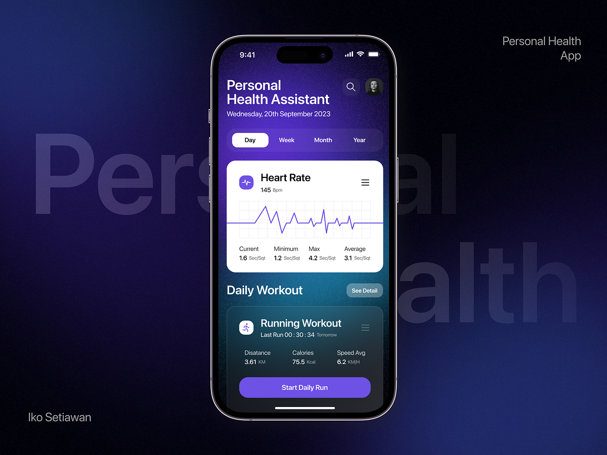 Healify - Personal Health Assistant Mobile by Iko Setiawan for Uranus ...