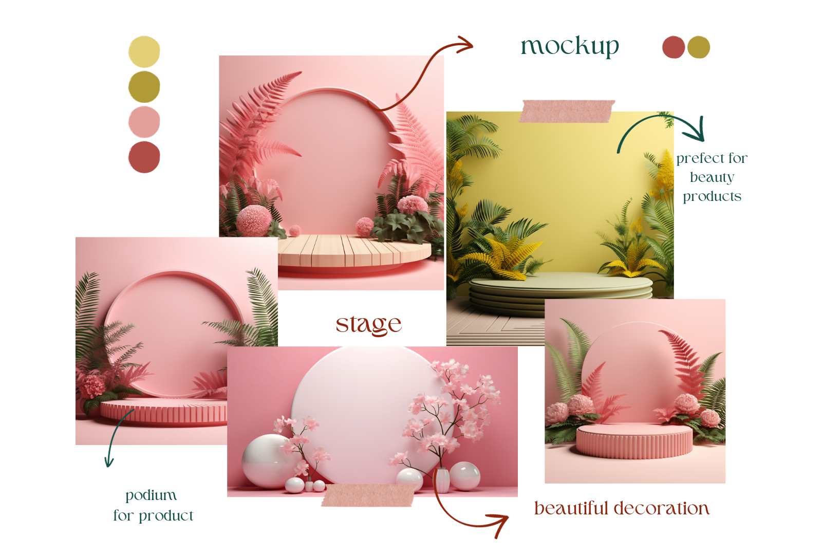 podium stage mockup by ani on Dribbble