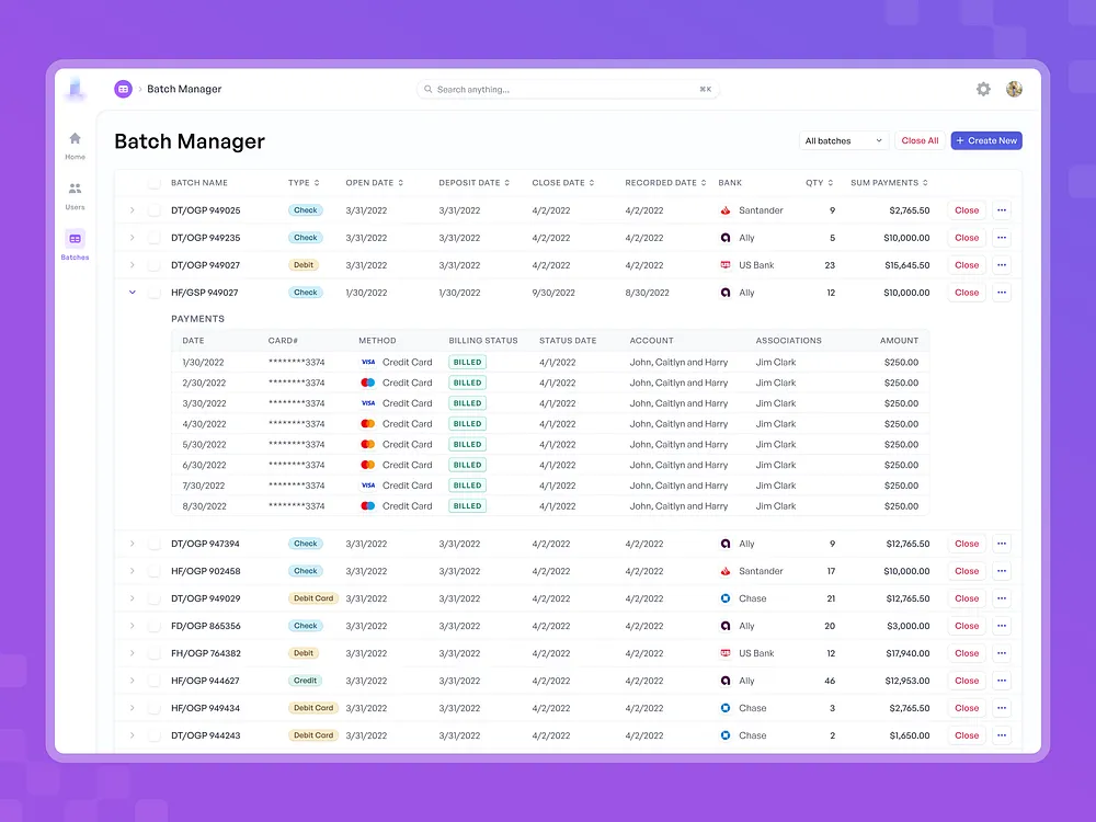 Browse thousands of Nested Table UI images for design inspiration ...