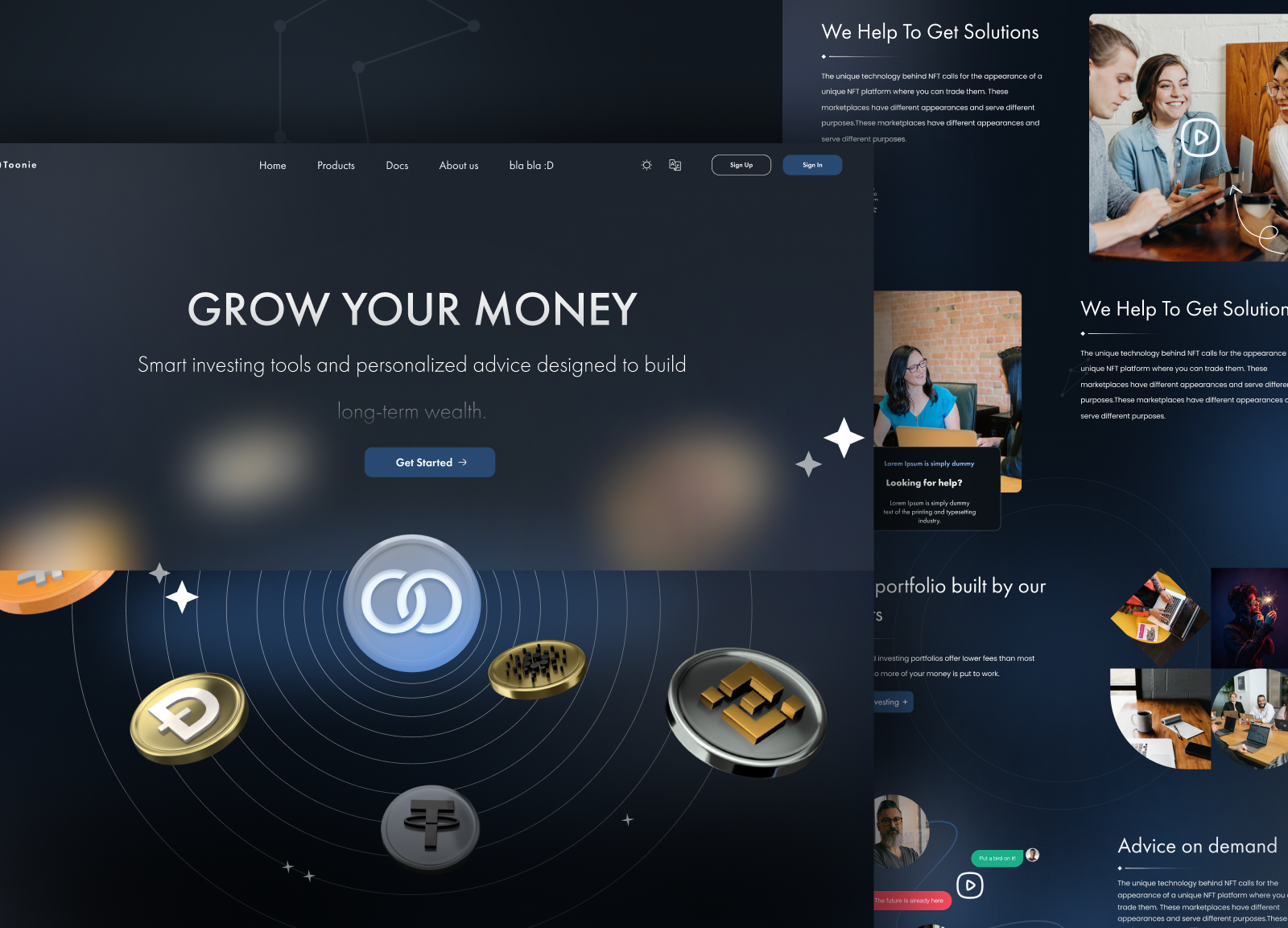 Cryptocurrency UI UX Design by Shabnam on Dribbble