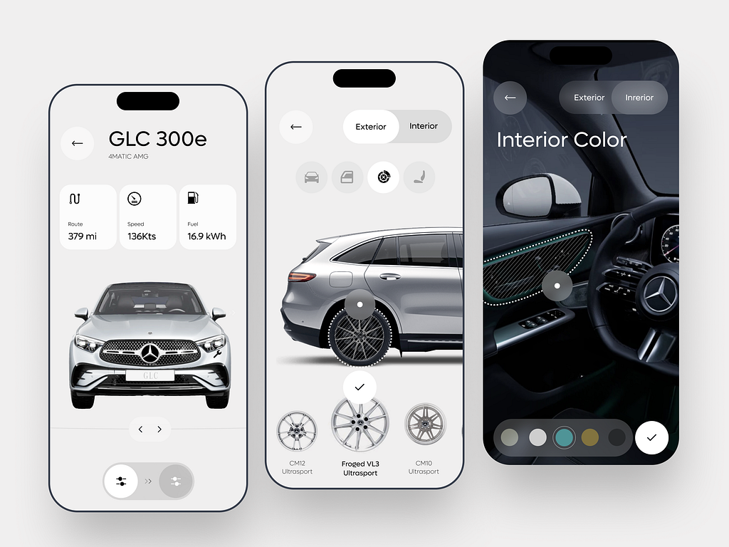 Mercedes Configurator – Сar Customiser App by Jack R. for RonDesignLab ...