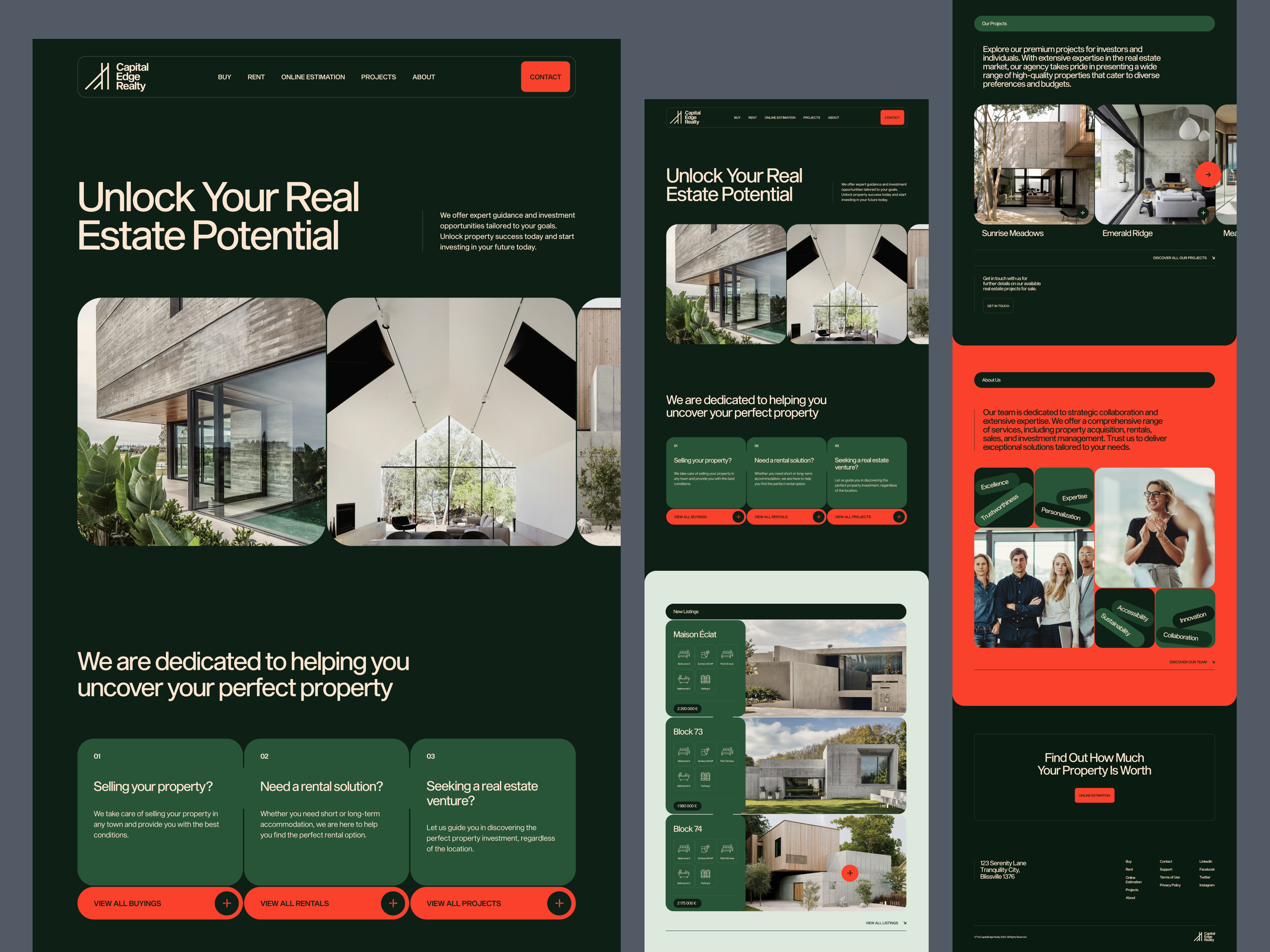 Capital Edge Realty by Dalibor Hajdinjak for Kreativa Studio on Dribbble