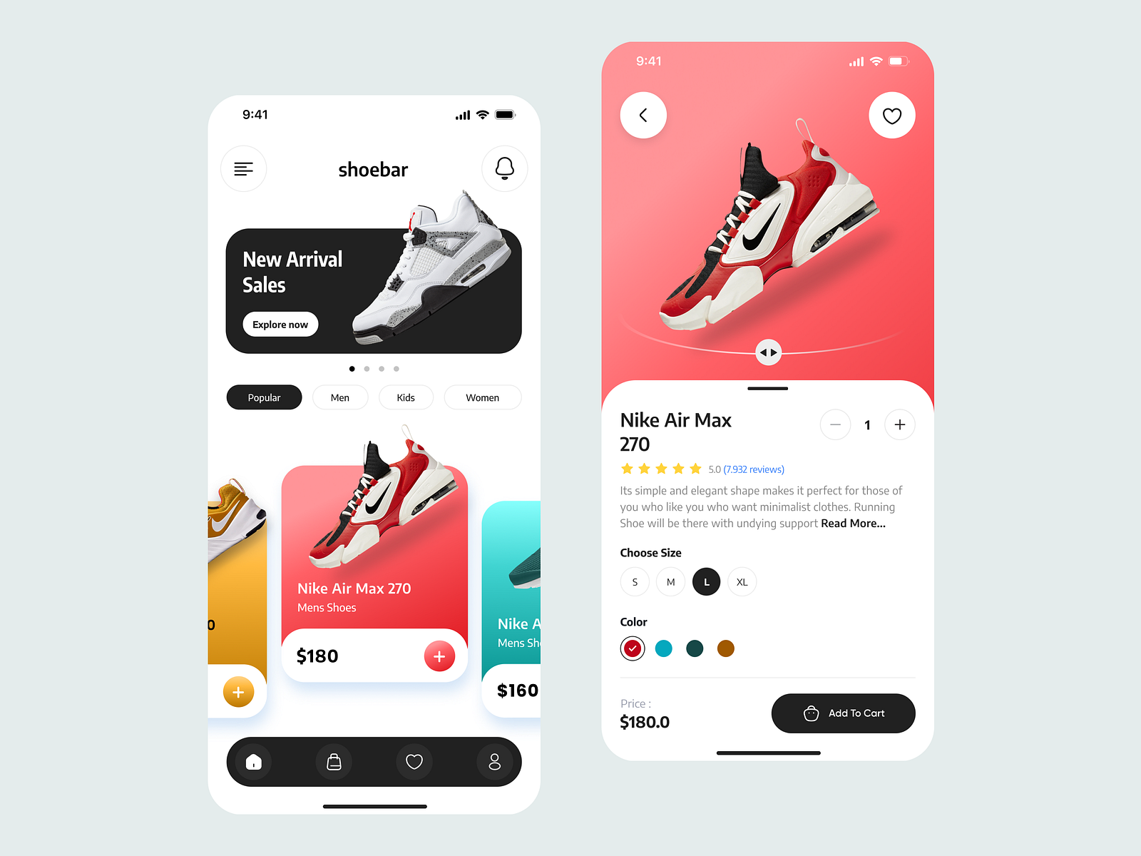 Shoe Store App - shoebar shop by Palash Ahmed on Dribbble