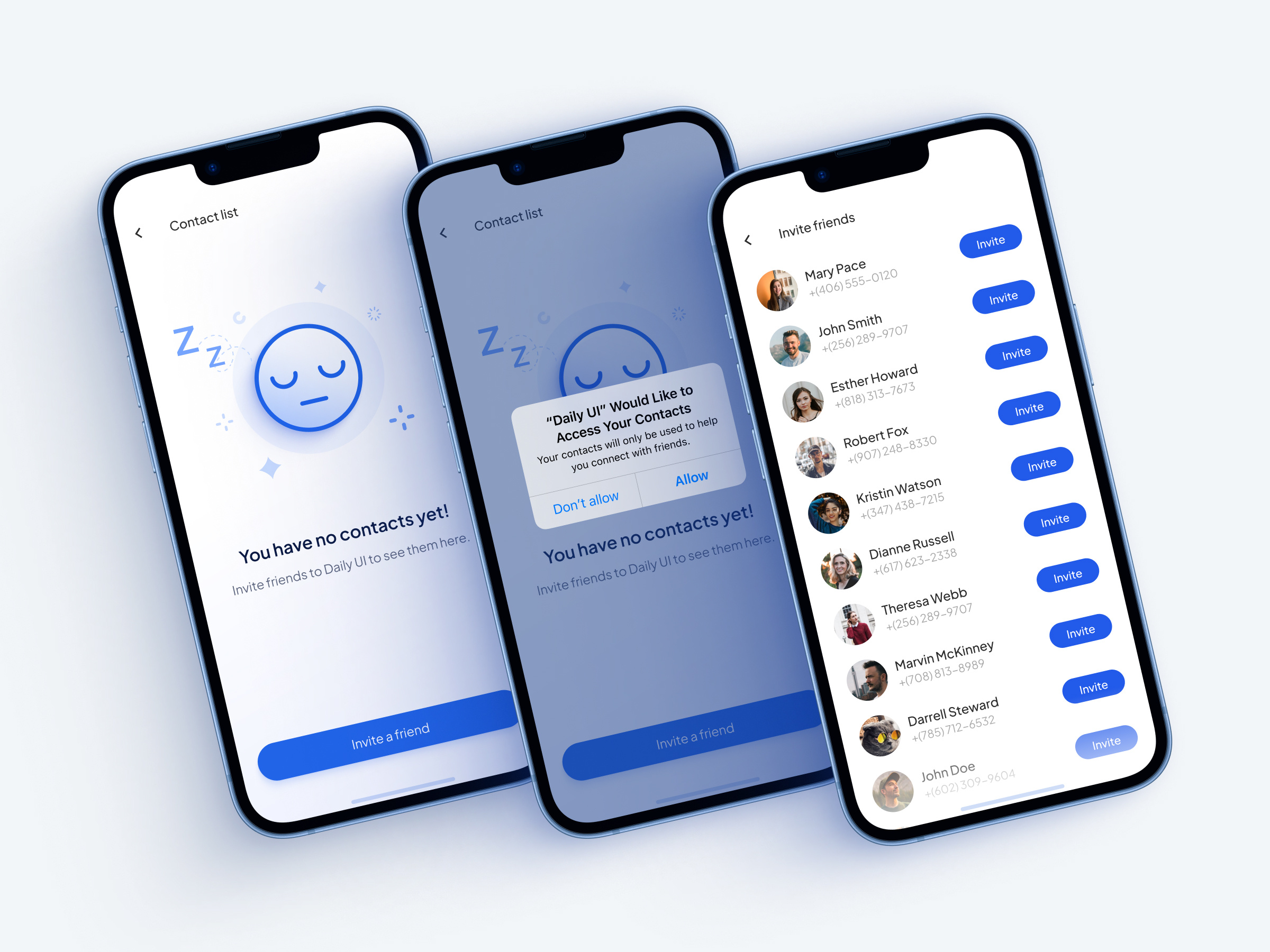 Daily UI #52 - Invite friends screen by Veronica K on Dribbble